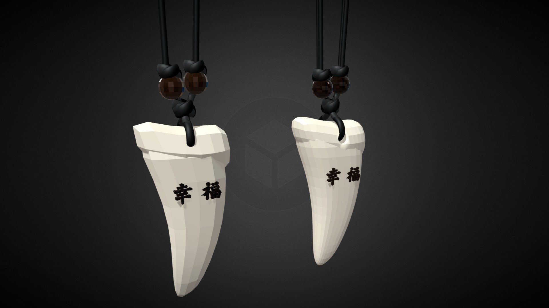 low poly Japanese charm bracelet v2 - Download Free 3D model by K ...
