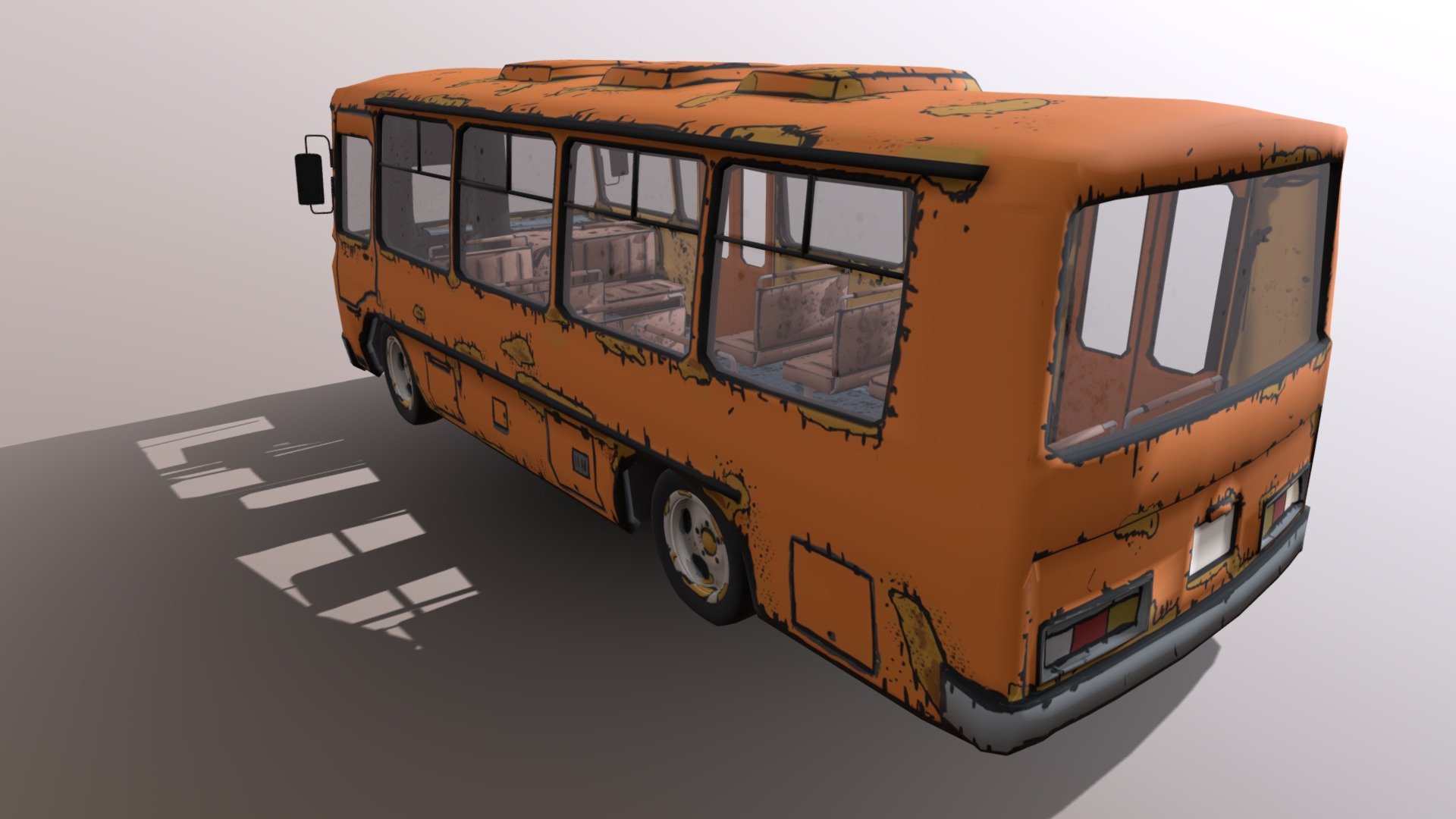 Pazik ПАЗ-3205 - 3D model by Zakhar (@rusmagik5) [1c2734a] - Sketchfab