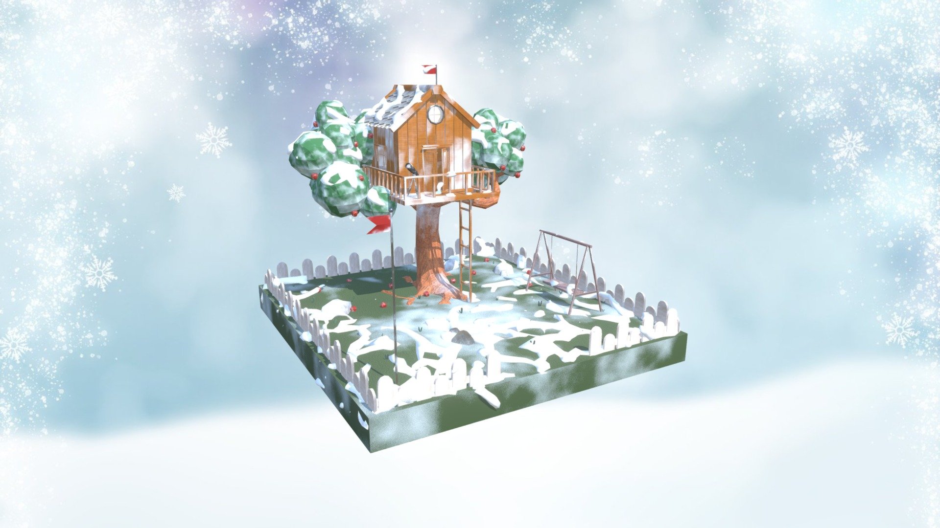 Snow - Download Free 3D model by NguyenTriThang (@afkff772002) [1c28124 ...