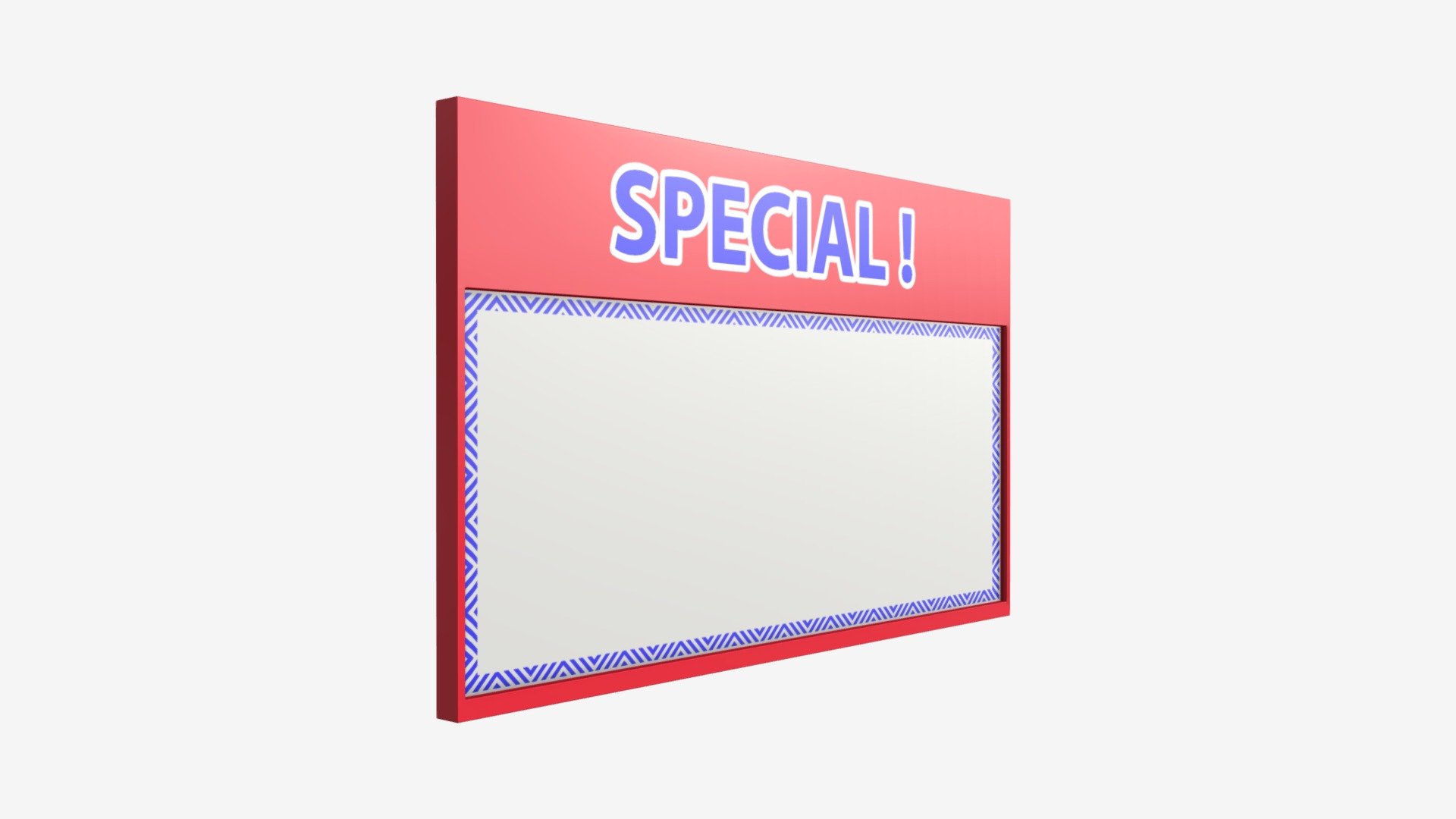 Store special sign card - Buy Royalty Free 3D model by HQ3DMOD ...