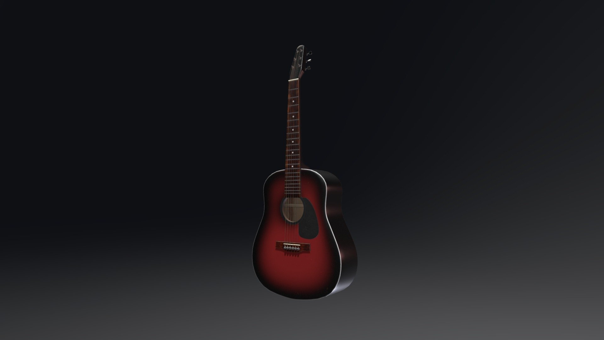 Acoustic guitar 2 - Download Free 3D model by SlagPerch 3D ...