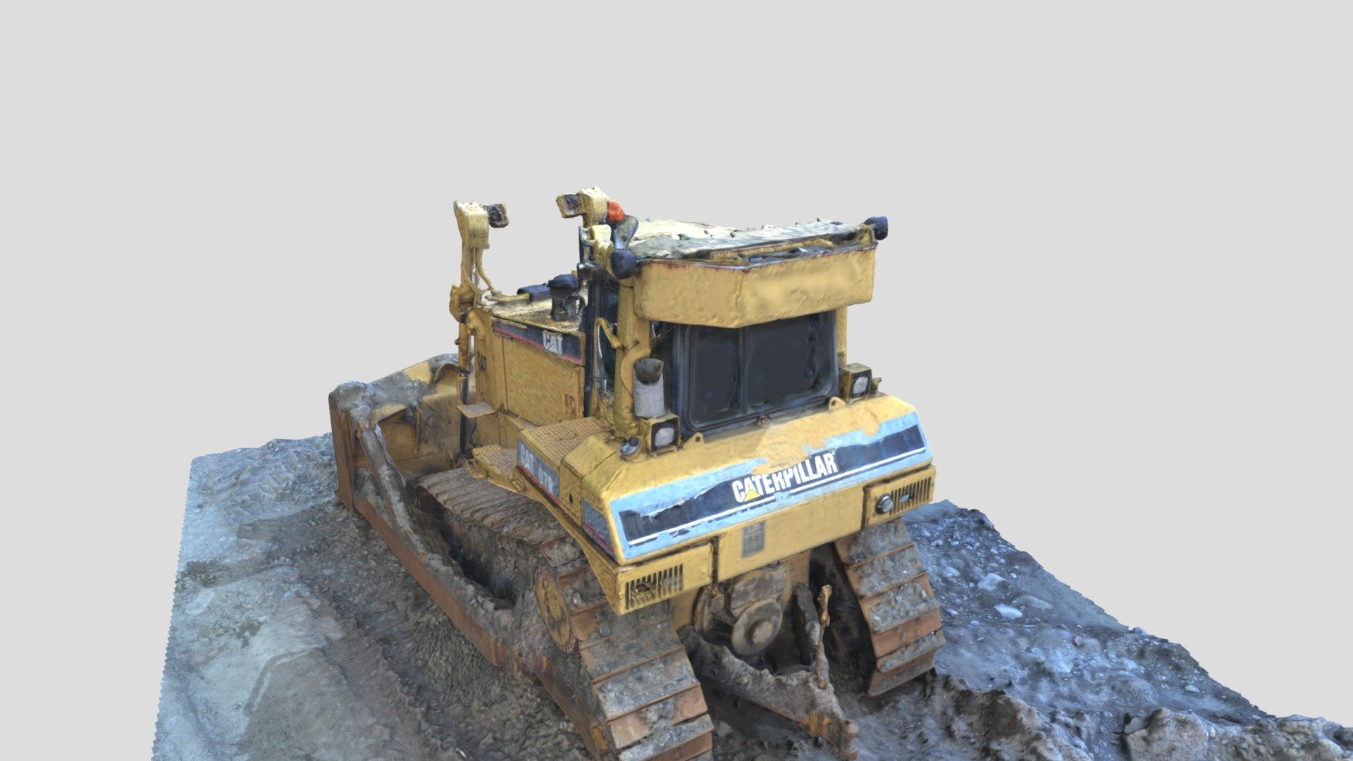 bulldozer - 3D model by Bobo_17 [1c2d944] - Sketchfab