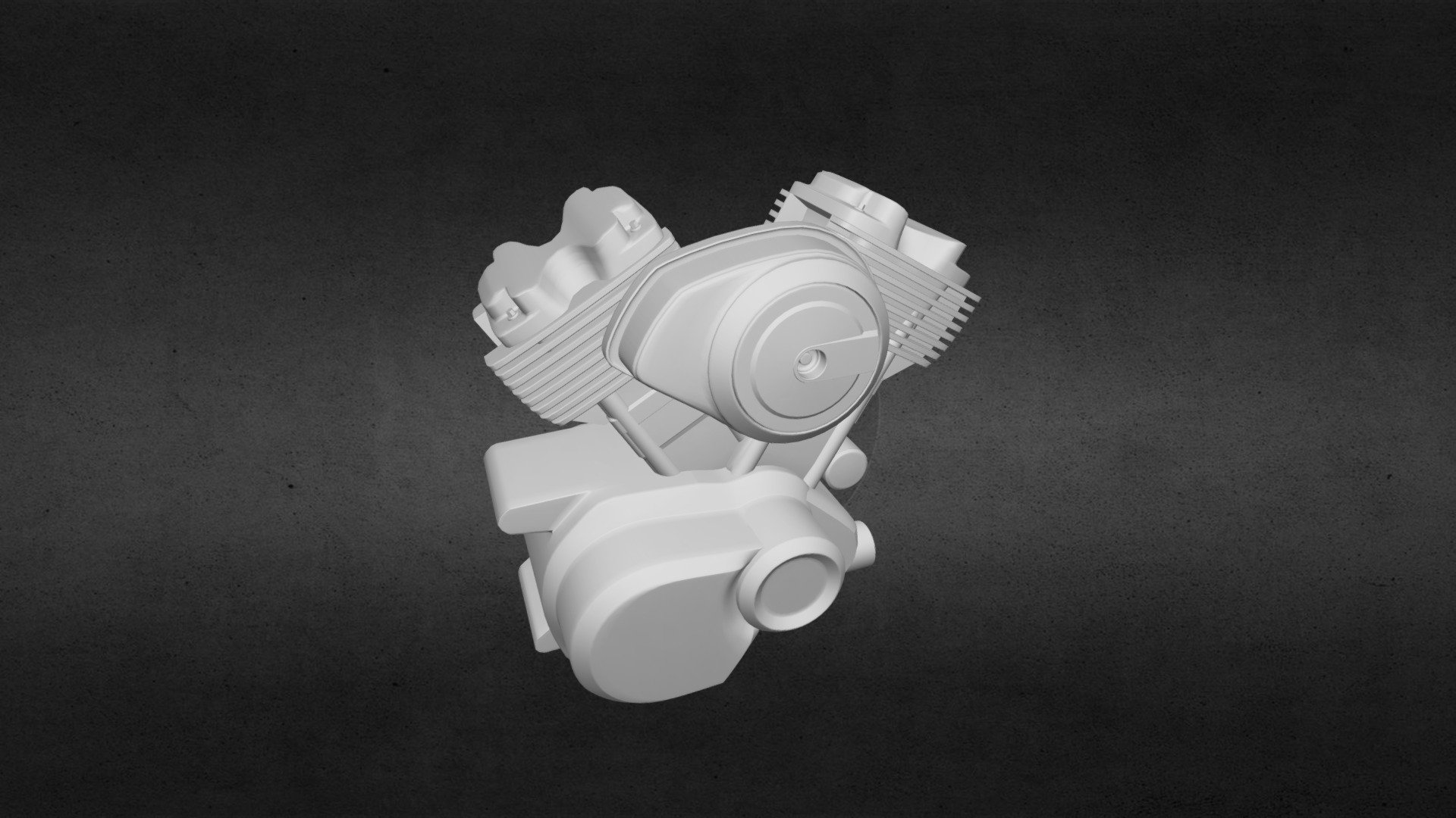 Harley Davidson Street 750 Engine Unfinished - 3D model by DavidGArt ...