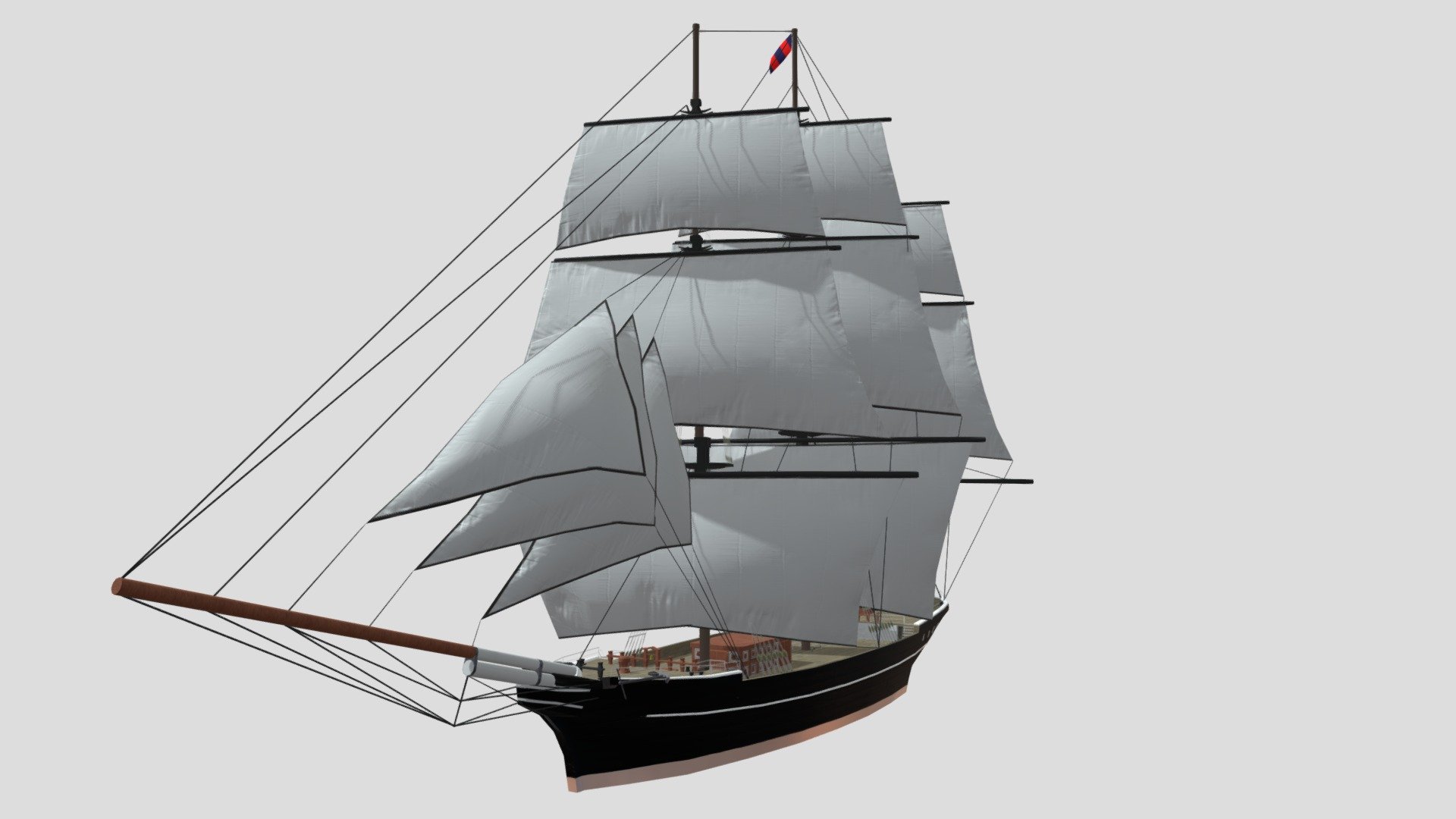 City of Adelaide Ship - 3D model by anthb [1c2f672] - Sketchfab