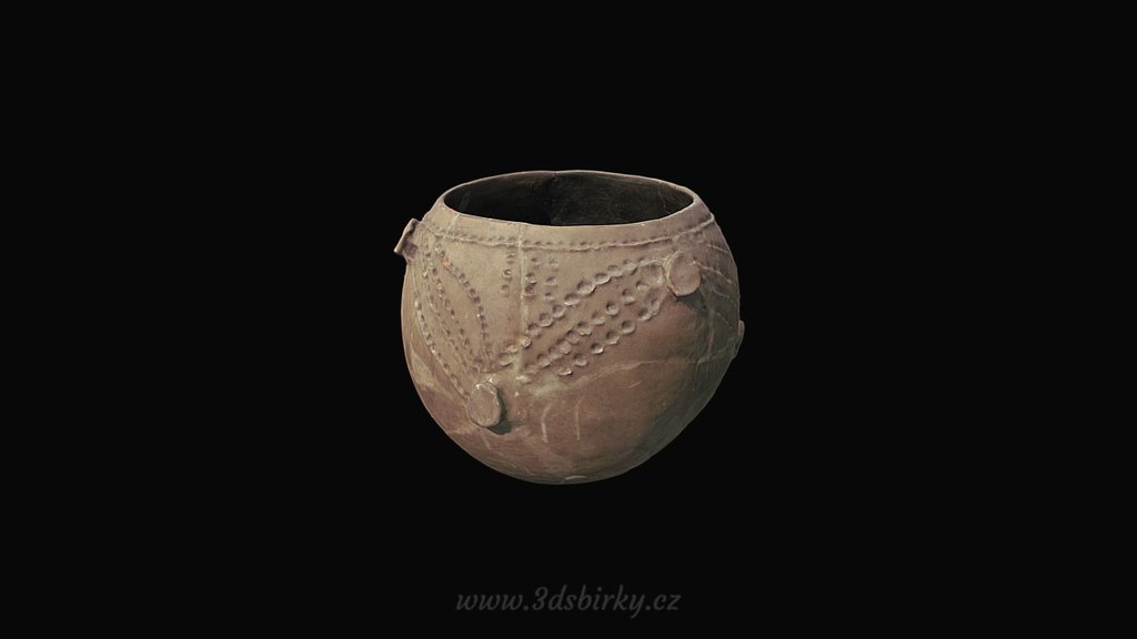 Ceramic jar / Keramická nádoba - 3D model by 3djohny [1c32db7] - Sketchfab