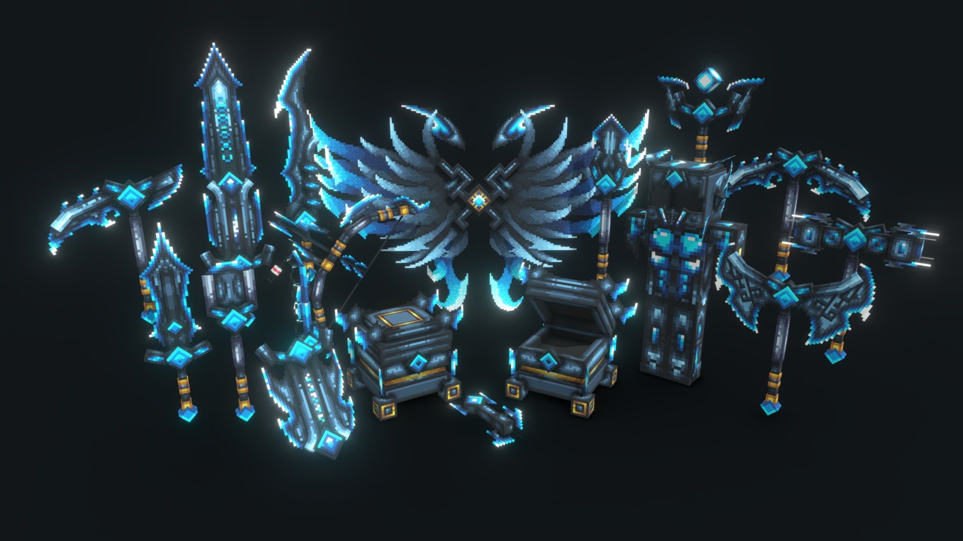 Slayer Set - 3D model by Polygony (@polygonymc) [1c3429e] - Sketchfab