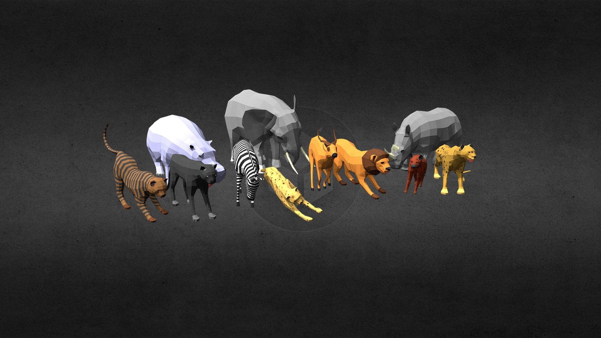 African Animal Poly - Buy Royalty Free 3D model by Rifat3D [1c343d1 ...