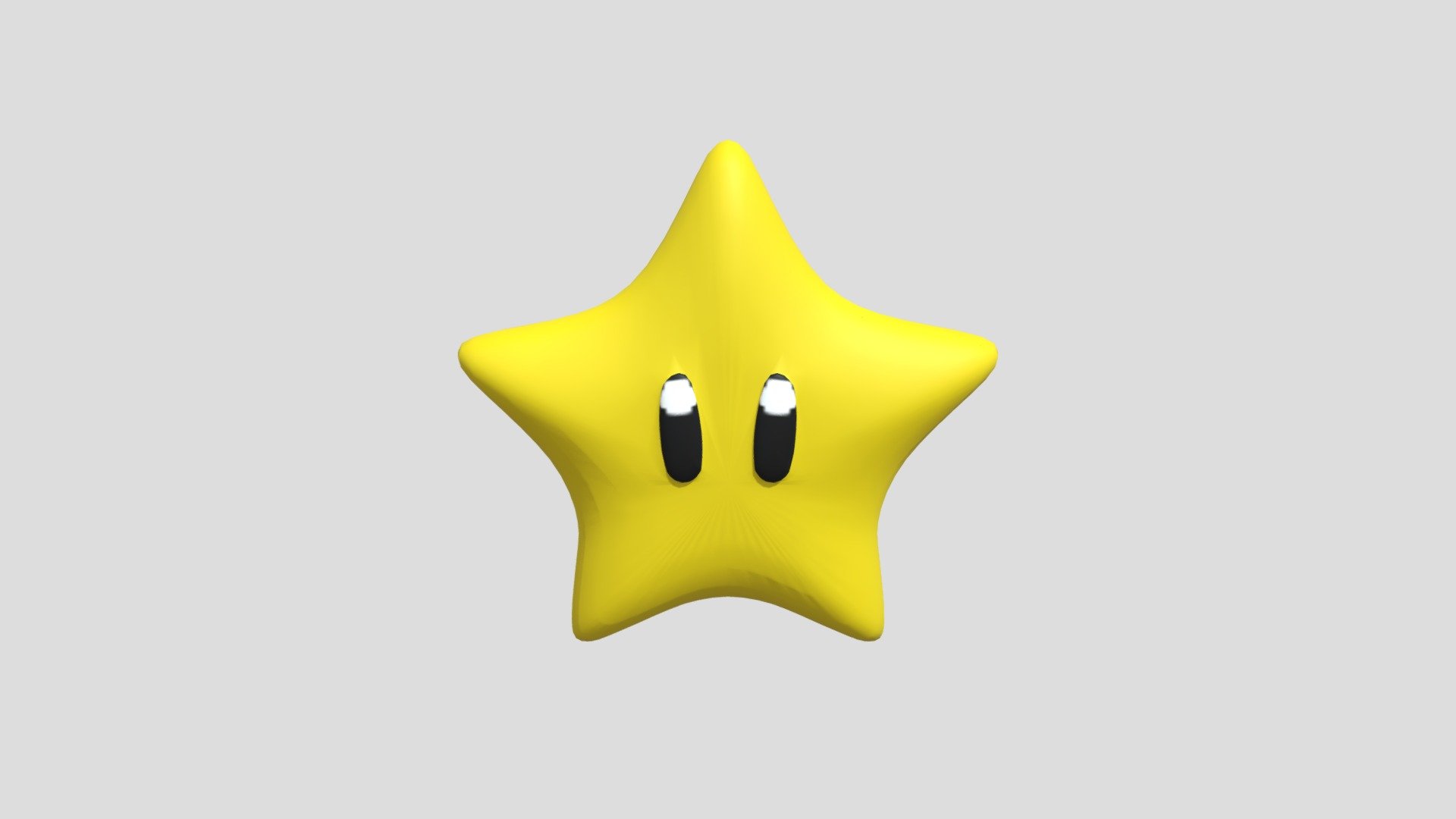 Custom Edited - Mario Customs - Power Star - Download Free 3D model by ...