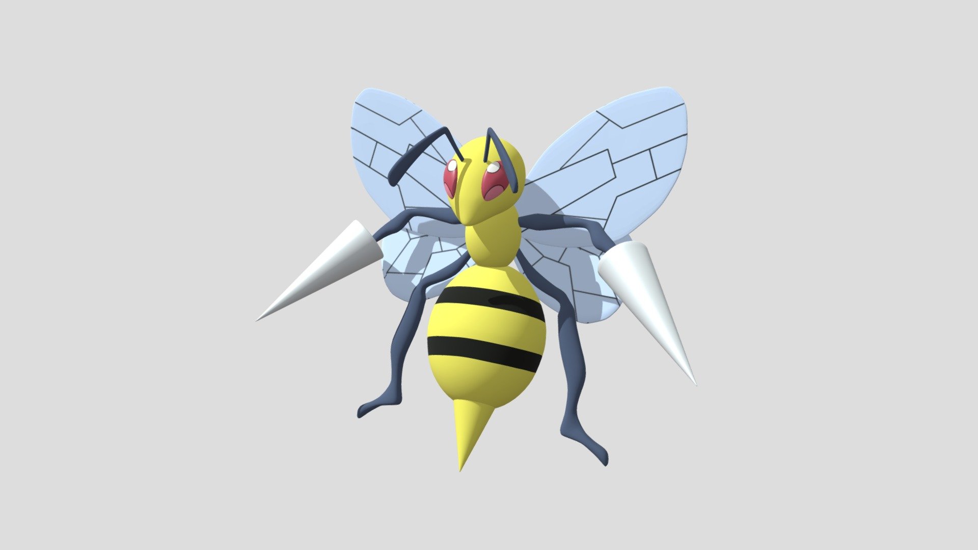 Beedrill - Download Free 3D model by SahilBishnoi [1c39729] - Sketchfab