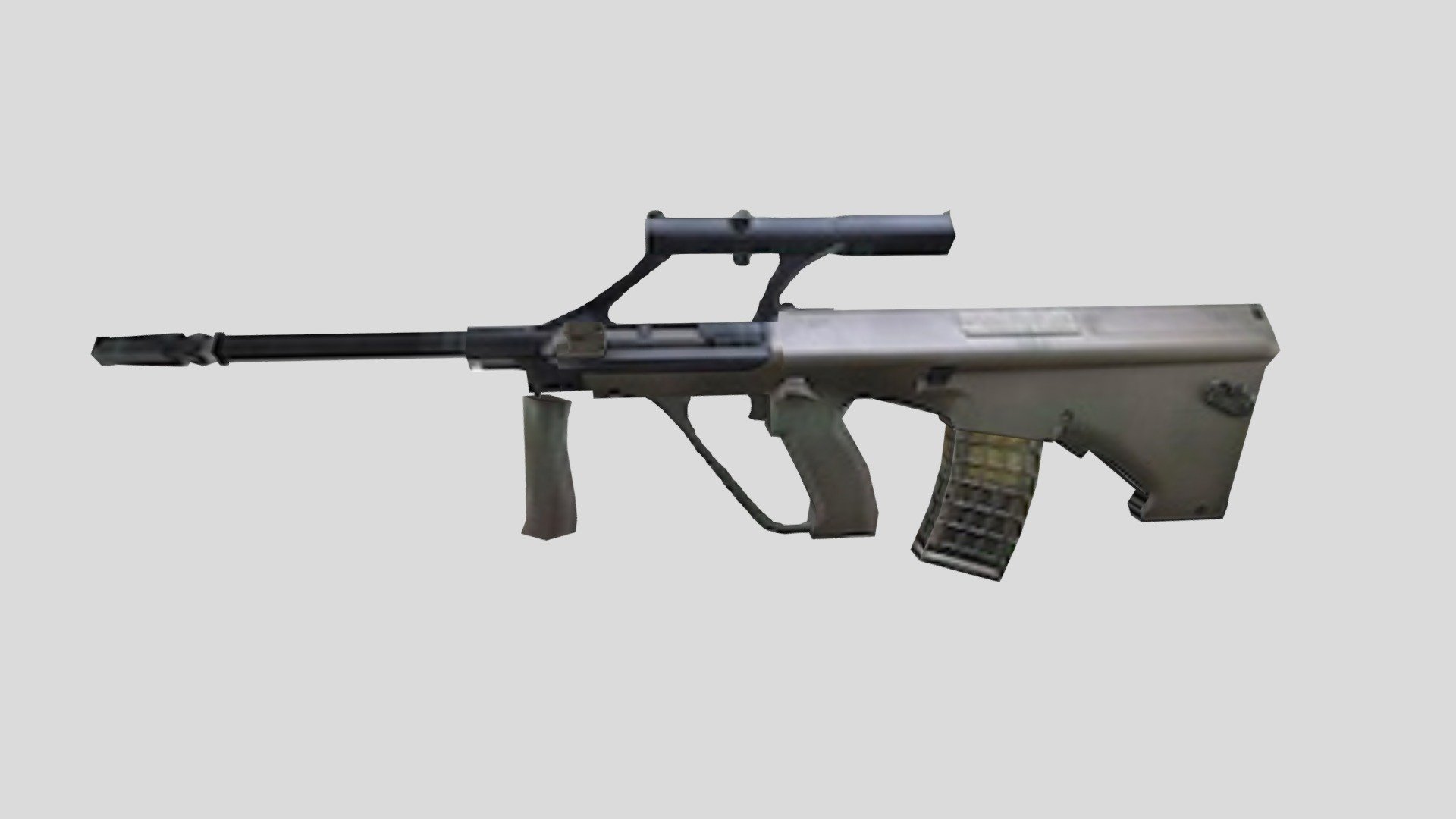 Low poly AUG - 3D model by mr munkee (@mr_munkee) [1c39ddc] - Sketchfab