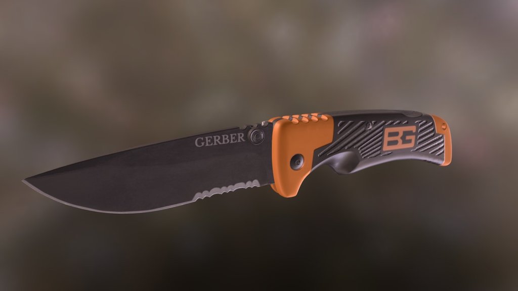 Gerber Knife - 3D model by 3D PiKSzel (@pikszell) [1c3a63b] - Sketchfab