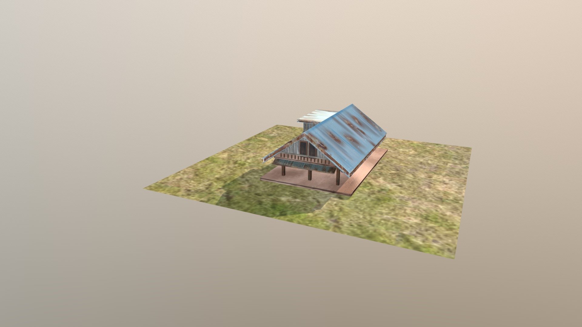 Old Shack - 3D model by ChangMingWei [1c3b9e4] - Sketchfab