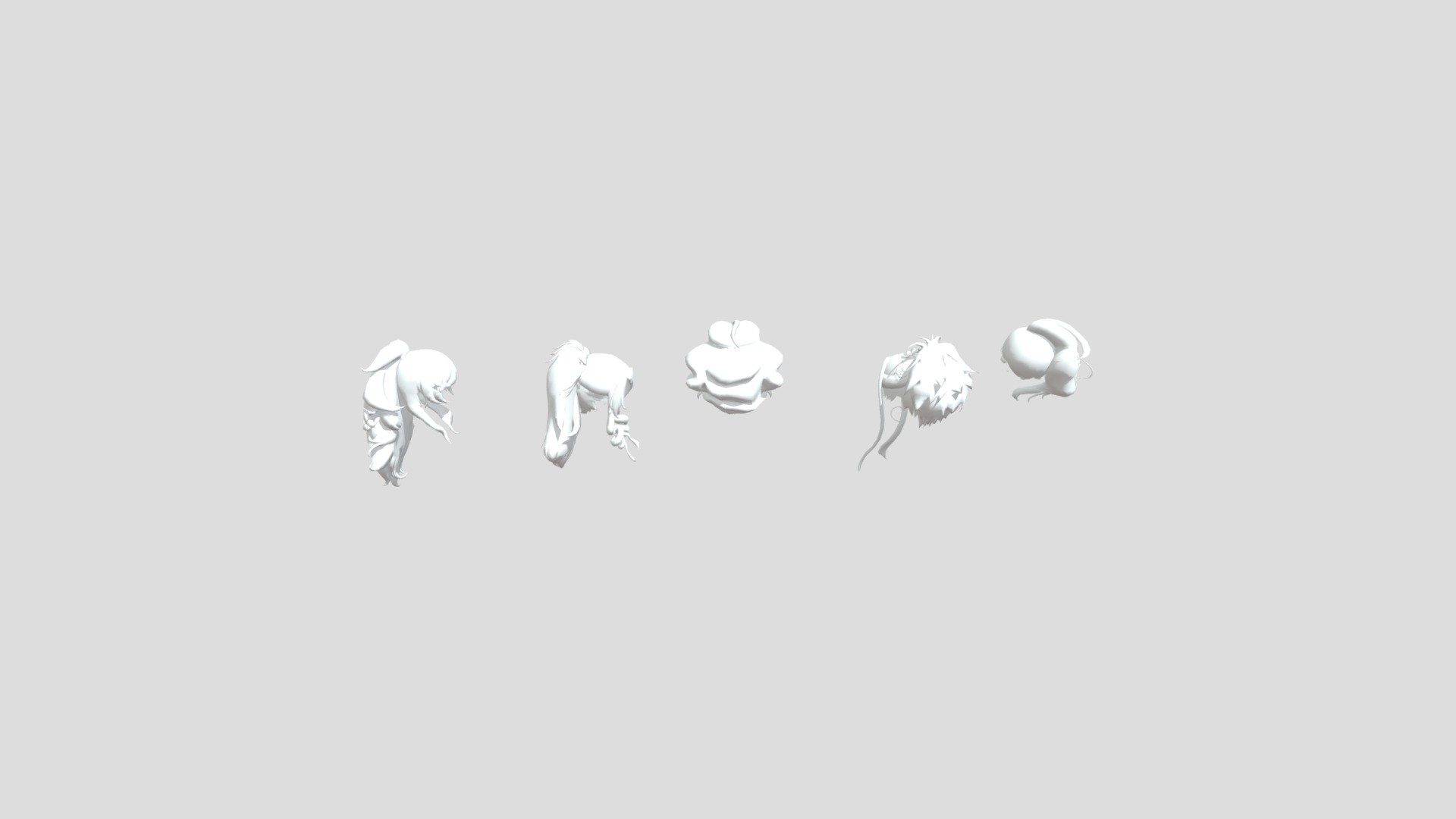 Bully Hairs - Download Free 3D model by The angry cat ...