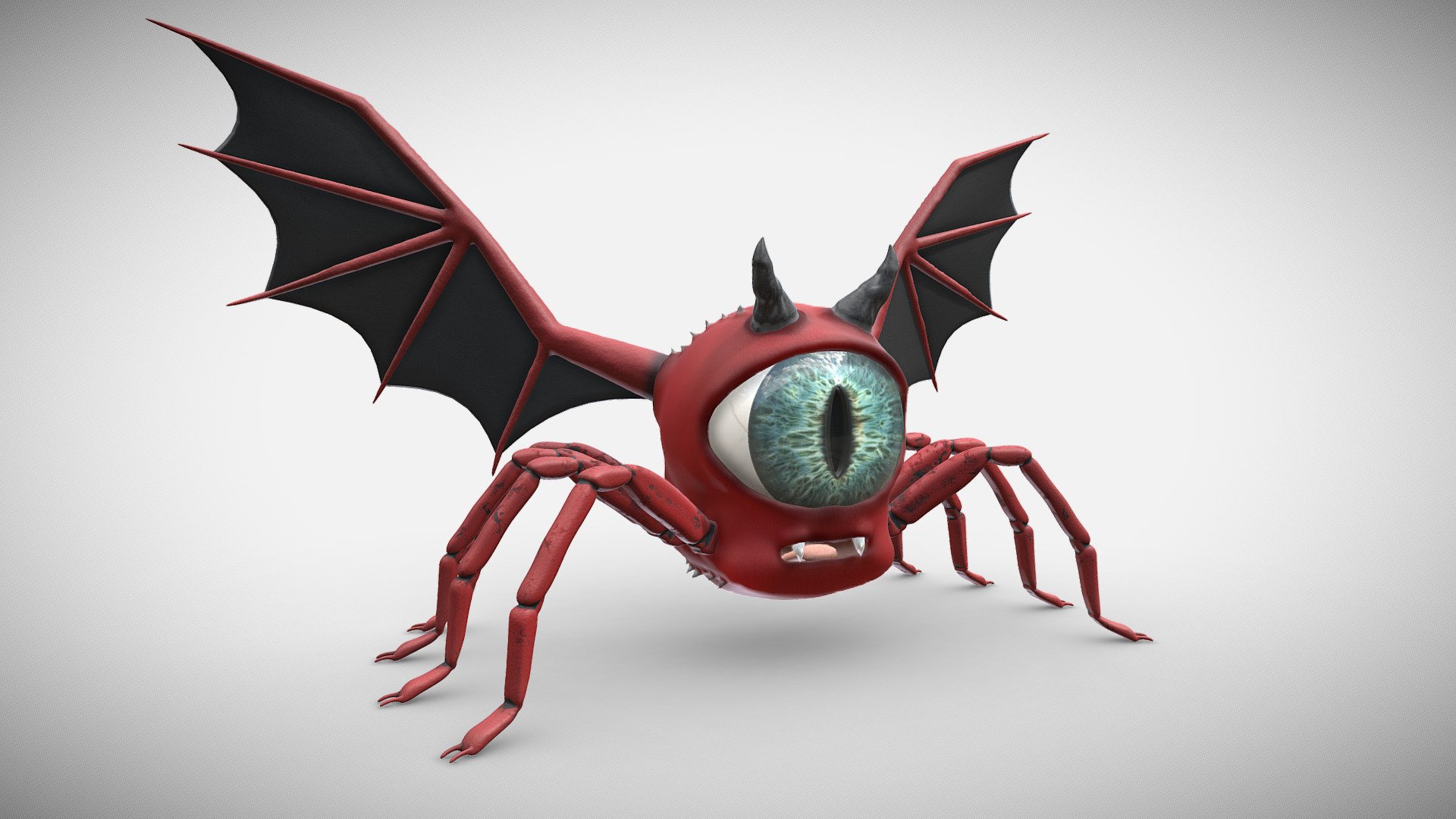 Demon Eye Spider Bat - 3D model by CaptainHC [1c3dfb9] - Sketchfab