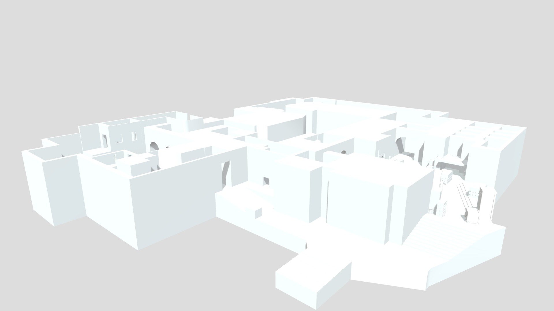 Counter Strikes: De_Mirage Map - 3D model by 3danimatorx (@3danimatorx1 ...