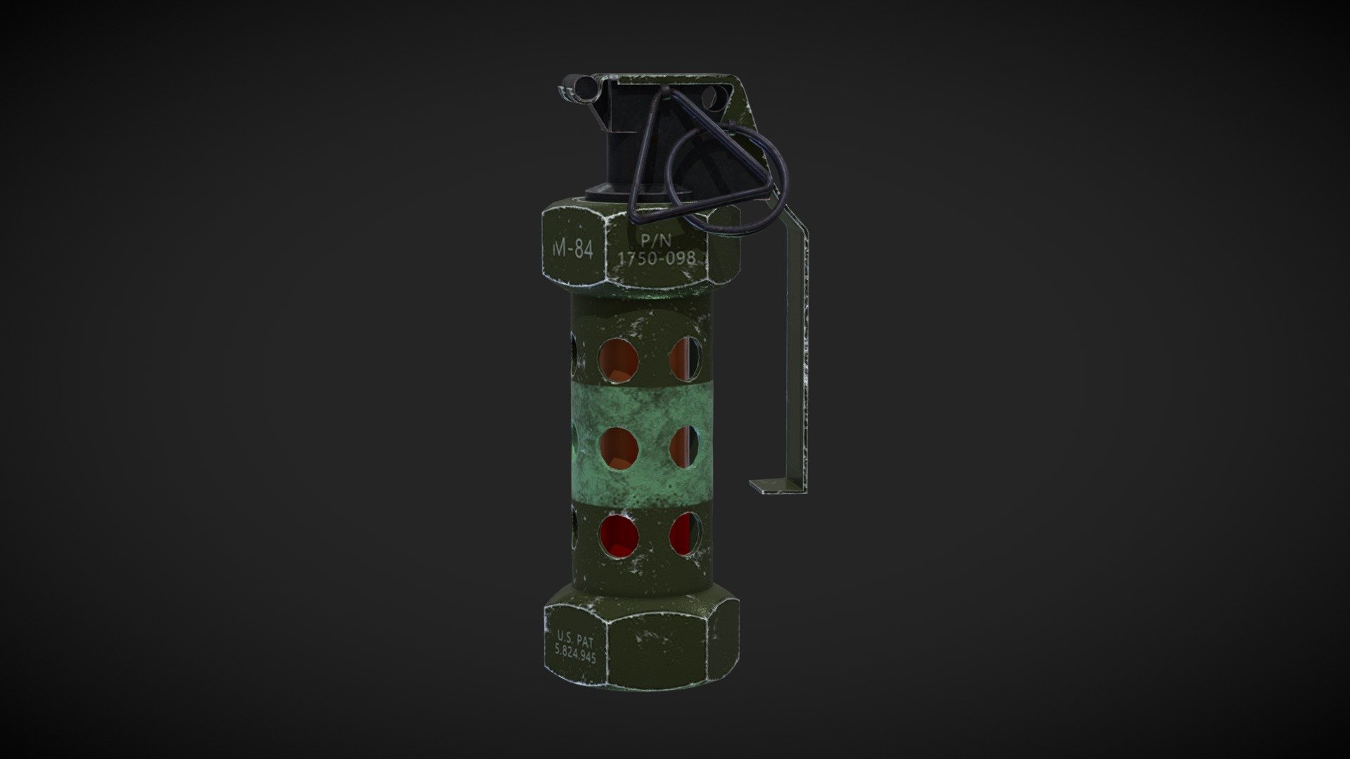 M84 Grenade - Guns and Weapons - 3D model by KaiJie (@KaiJie98 ...
