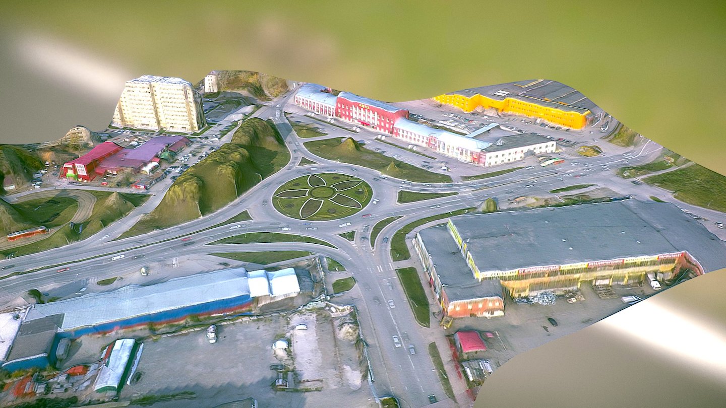 Roundabout - 3D model by nkei [1c419fd] - Sketchfab