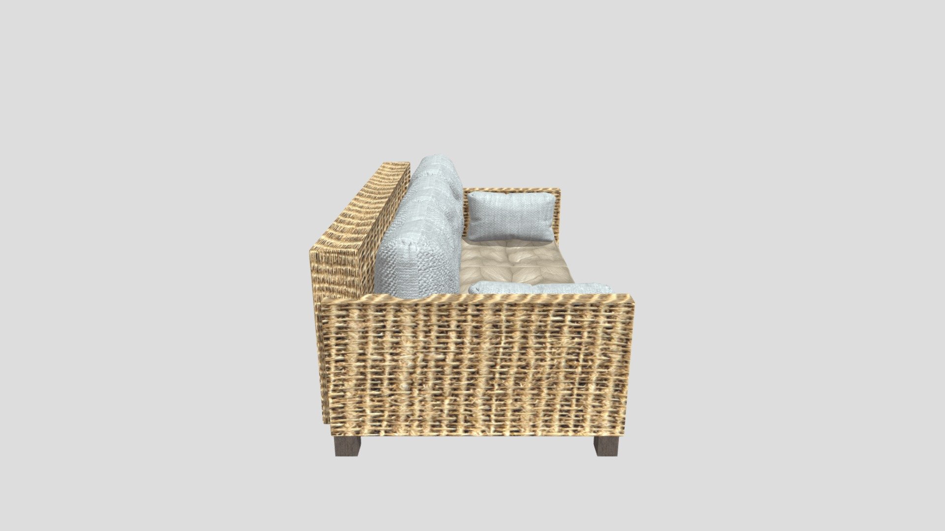 Boho sofa - 3D model by michaull [1c442c6] - Sketchfab