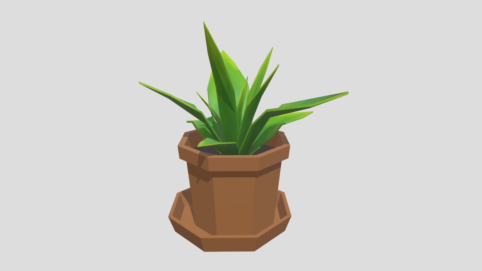 Small plant in a pot - Download Free 3D model by Jsdpk (@annalivins ...