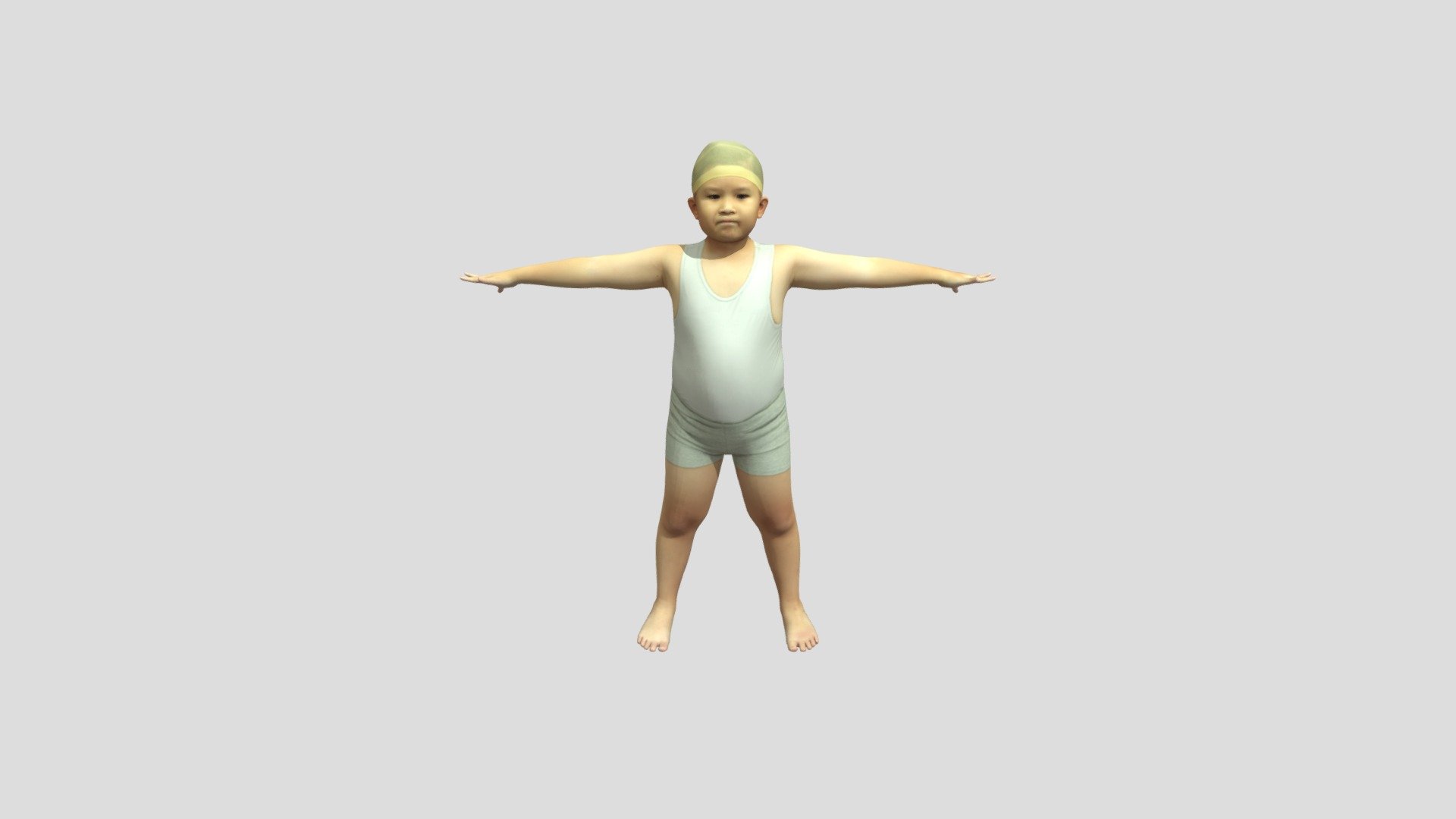A Rigged Fat Boy - Buy Royalty Free 3D model by scan3dmall [1c49a8e ...
