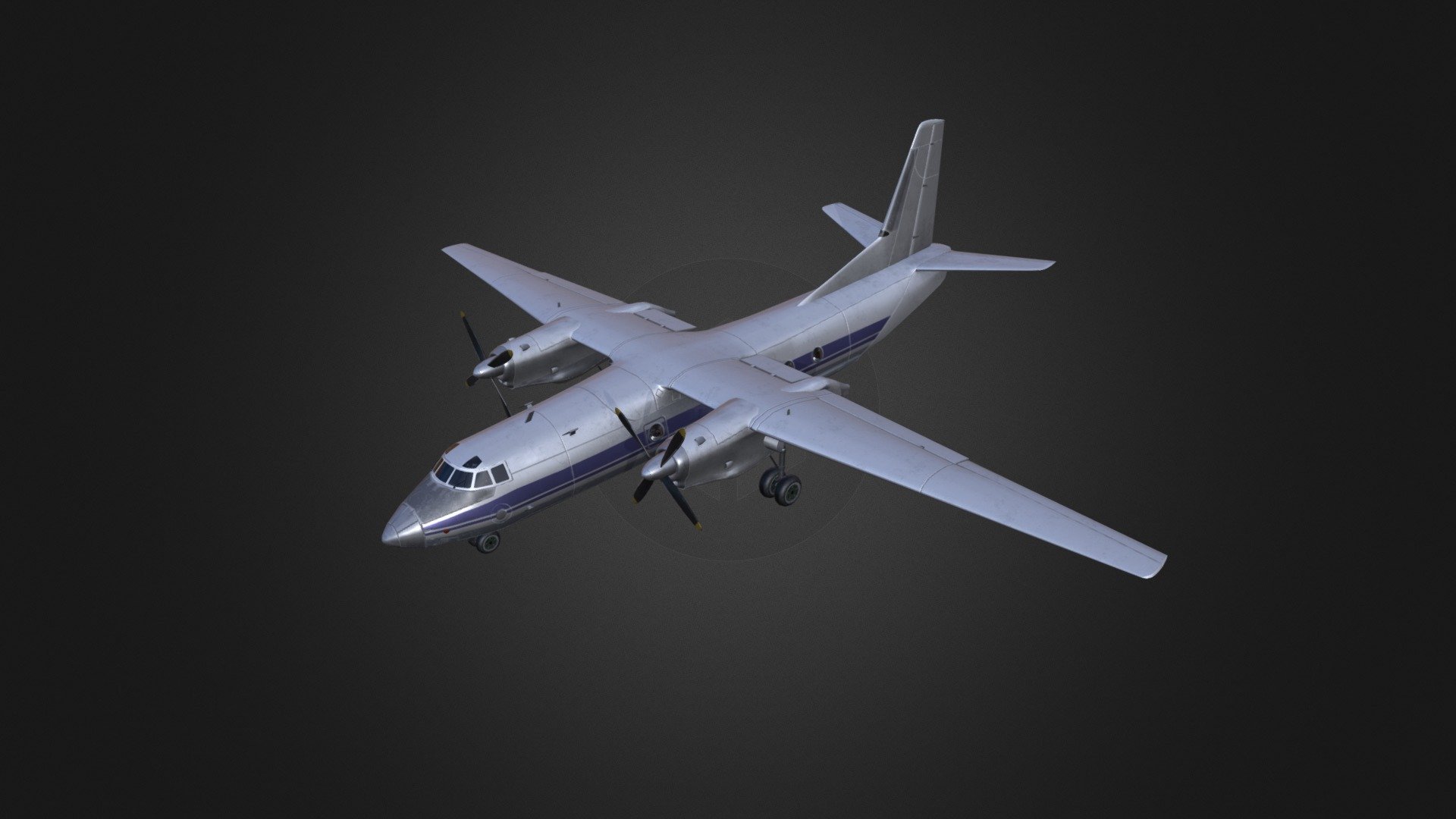 Asset - Army - AN 26 Curl 3D model - Buy Royalty Free 3D model by InCom ...
