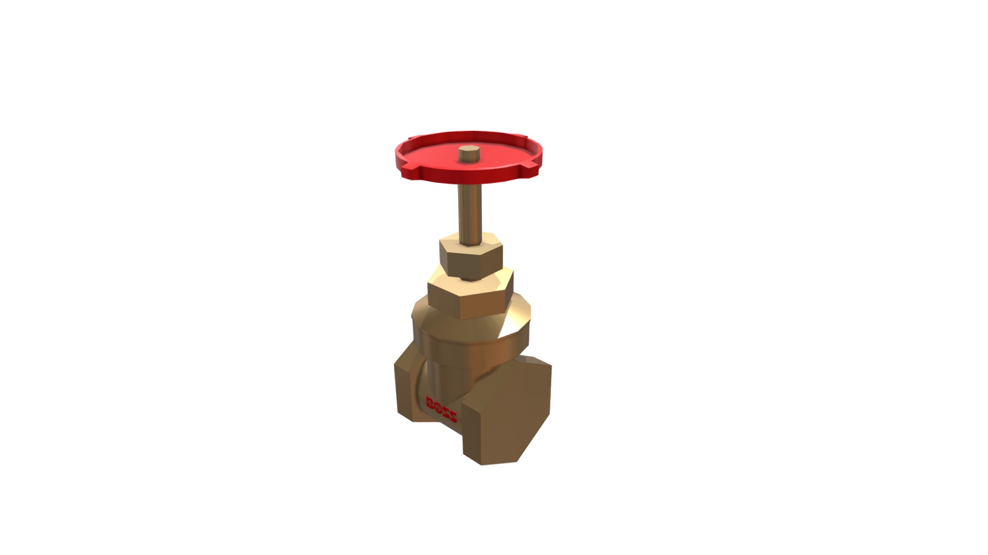 BOSS - Gate Valve- Fig1068 - 3D model by bimstore (@Revitspace ...