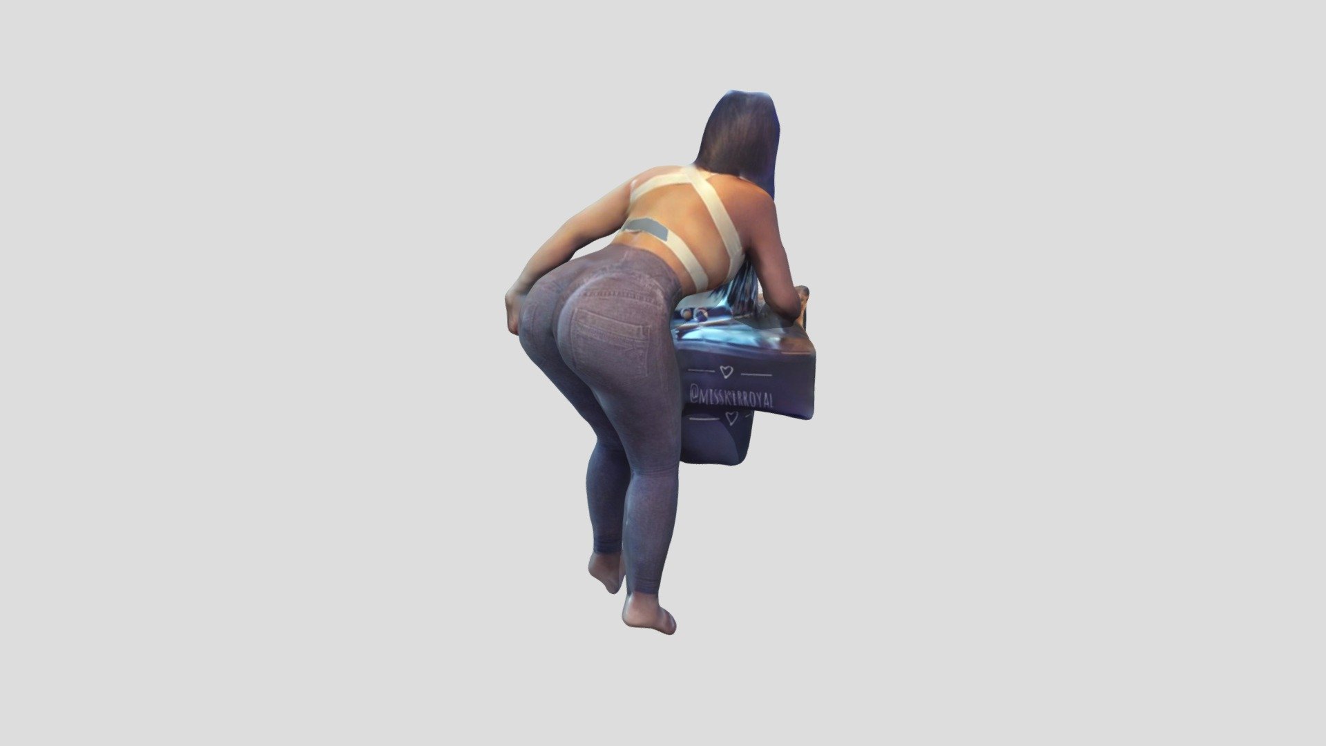 Workout Sexy Legging Butt Download Free 3d Model By Manga Comics