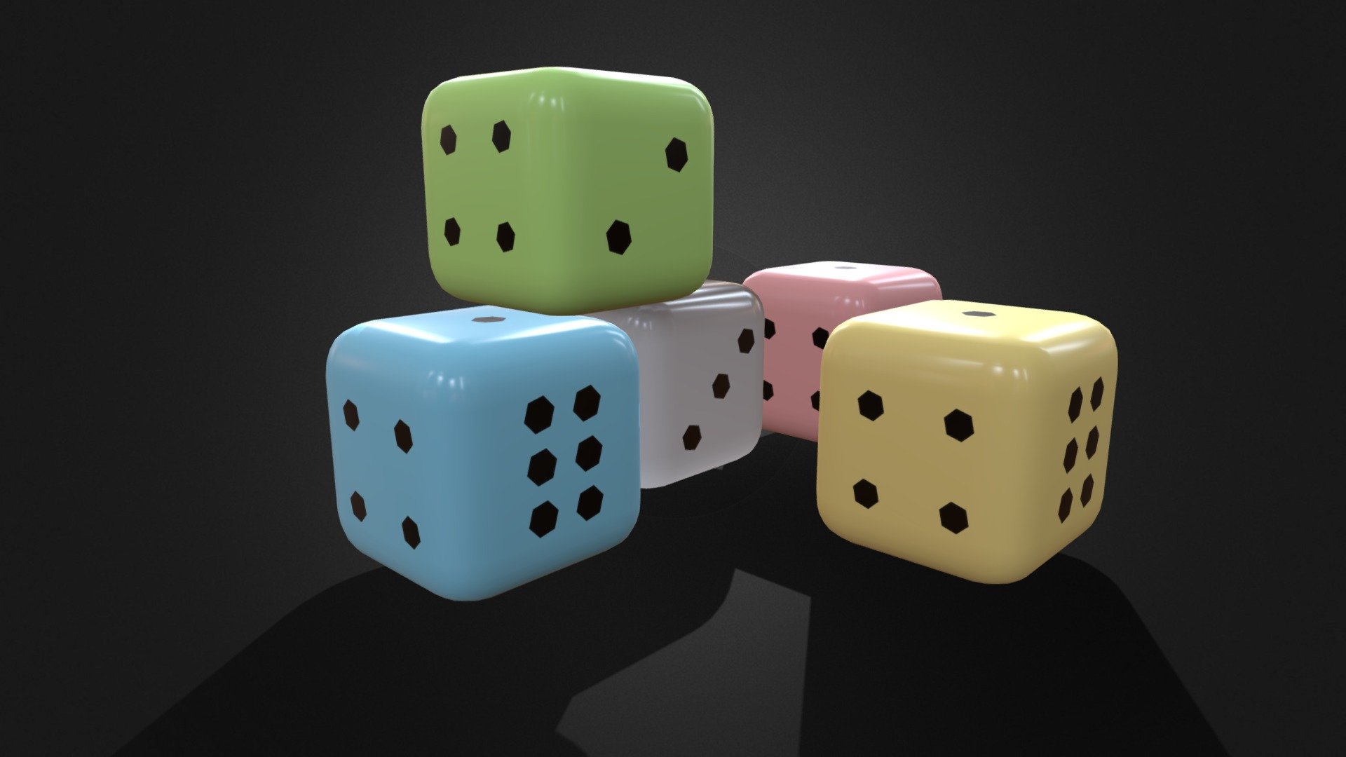Dices - 3D model by Vaishnavi Vaidya (@vaishnav6308) [1c4e730] - Sketchfab