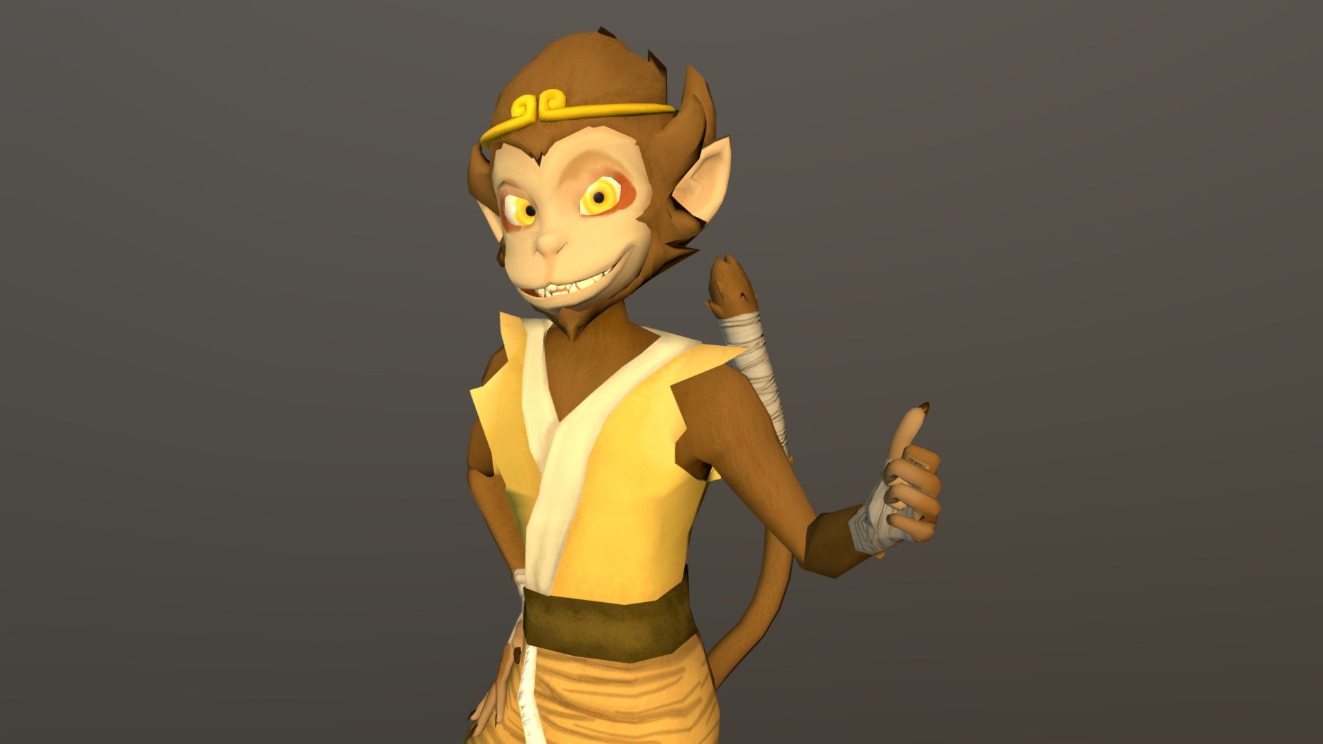 The Monkey King - 3D model by gRizo (@grizo) [1c4ef5a] - Sketchfab