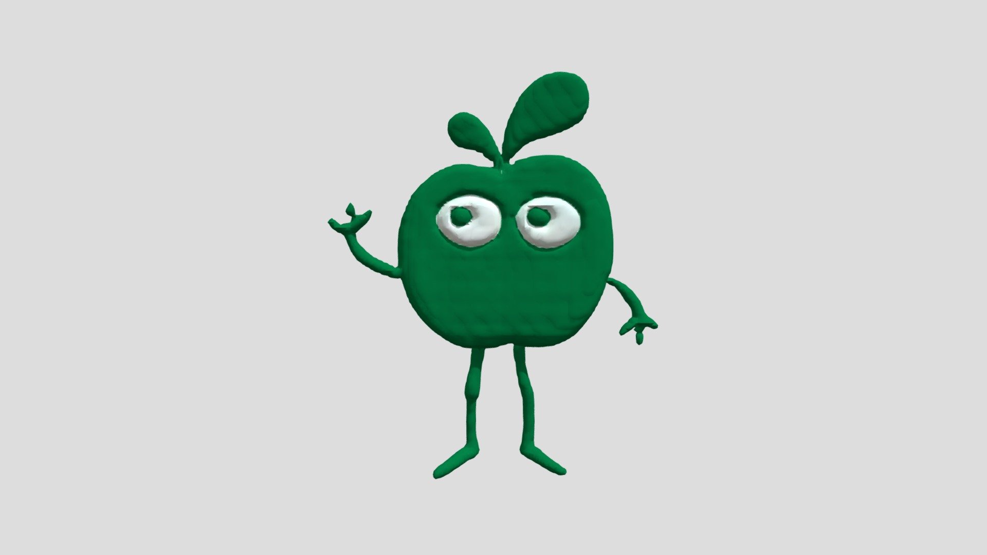 Gogo Squeez Apple Mascot - Download Free 3D model by Pringly fun ...