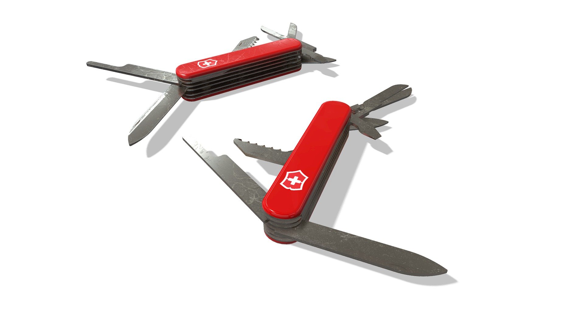 Swiss Army Knife / Penknife / Multi Tool Knife - Buy Royalty Free 3D model by Studio Lab ...