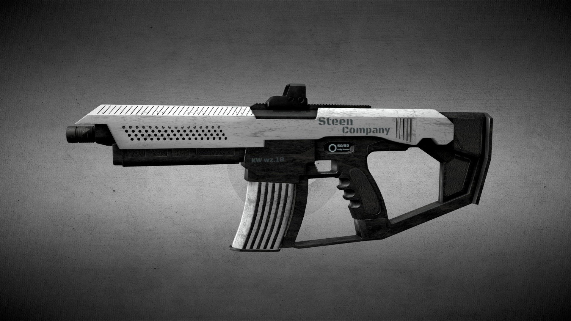Modern assasult rifle - 3D model by Harry29 [1c4f8c8] - Sketchfab