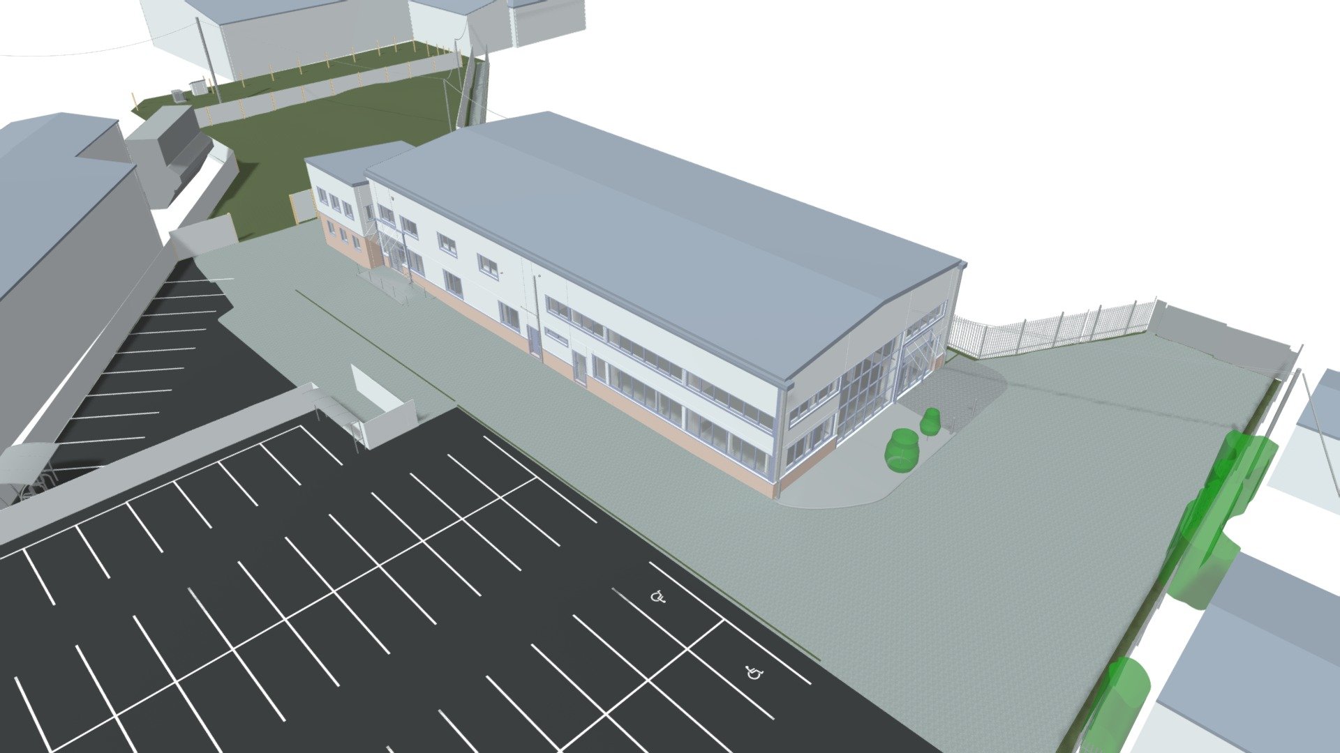 Acorn House - 3D Building Model (C) - 3D model by SIAD Studio ...