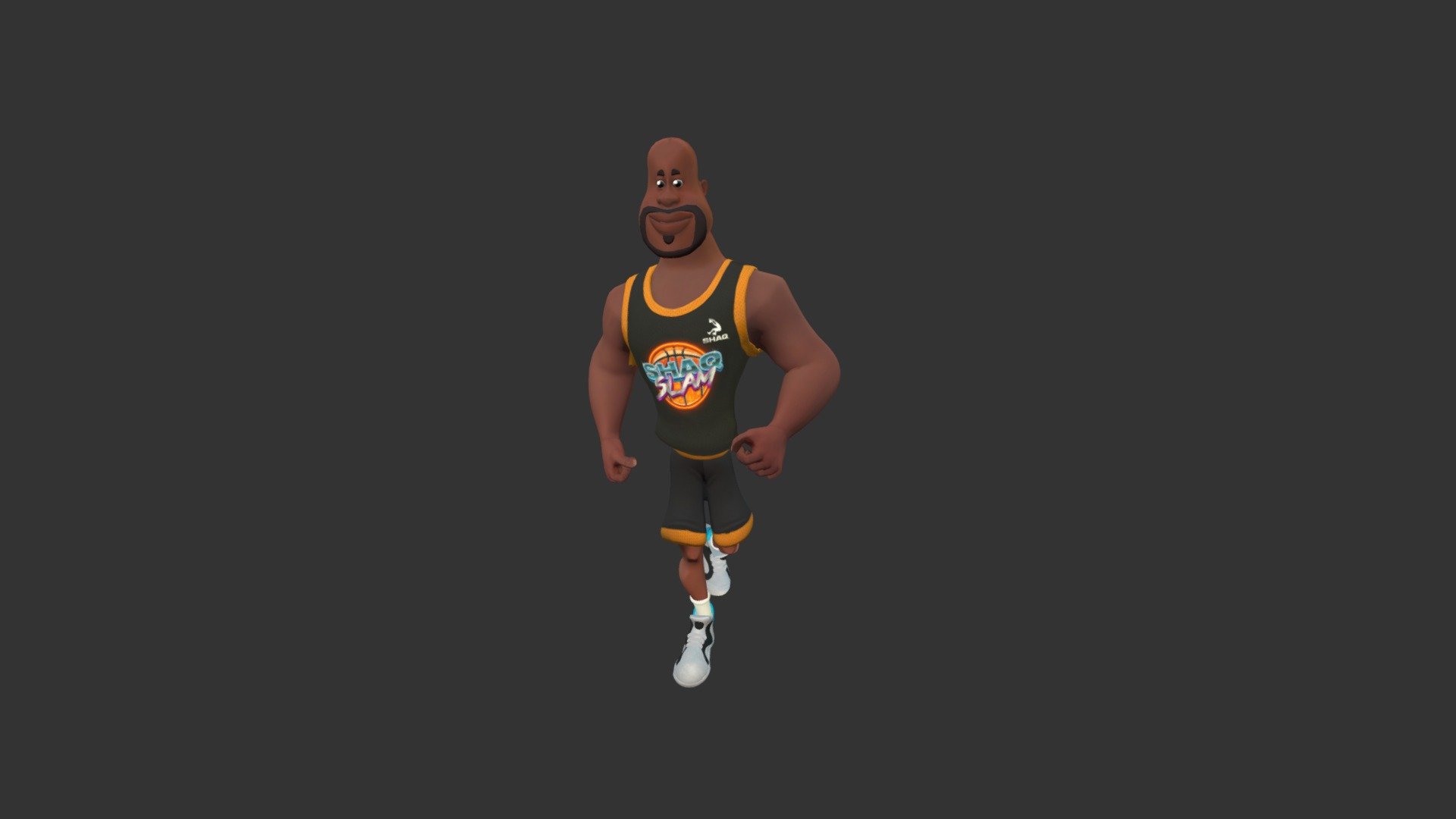 Shaq realtime Model - walk test - 3D model by josefuentes [1c523ca ...