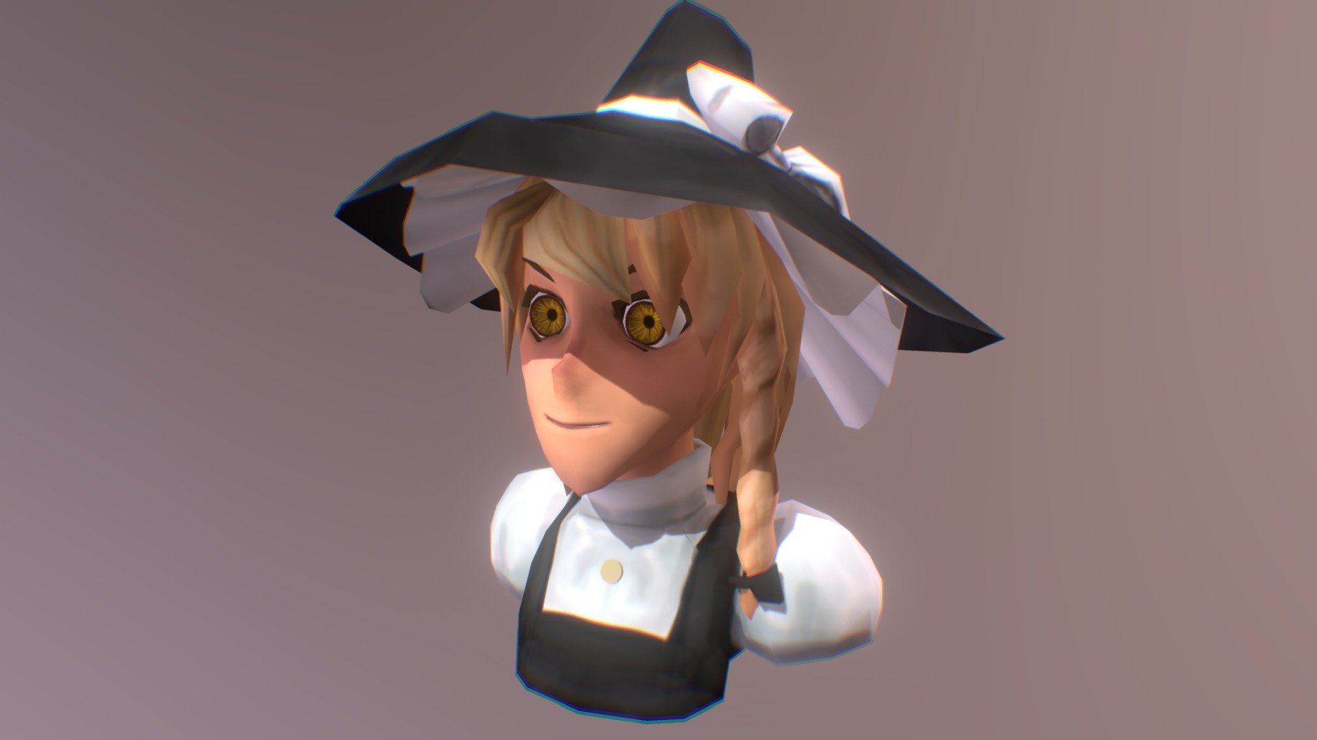 Kirisame Marisa - Download Free 3D model by Persio Augusto Torno ...
