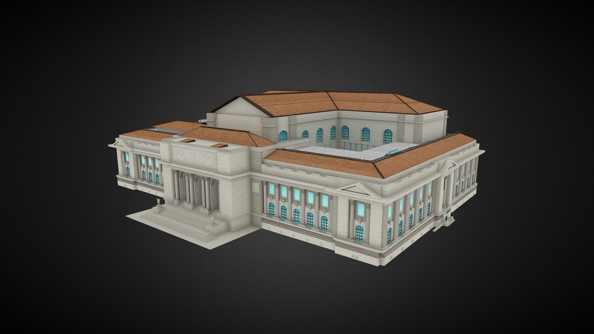 Library / Biblioteca - 3D model by MGus (@iGus) [1c53bd8] - Sketchfab