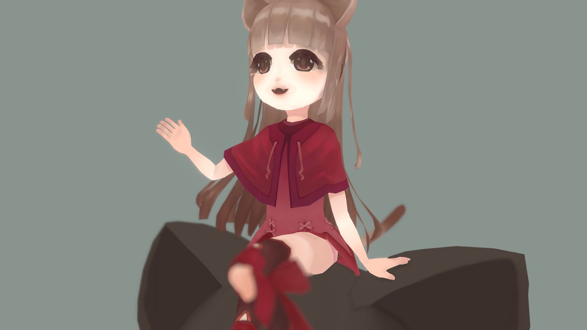 Cat girl - 3D model by RoRoCoChio [1c54c65] - Sketchfab