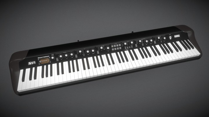 Piano-keys 3D models - Sketchfab