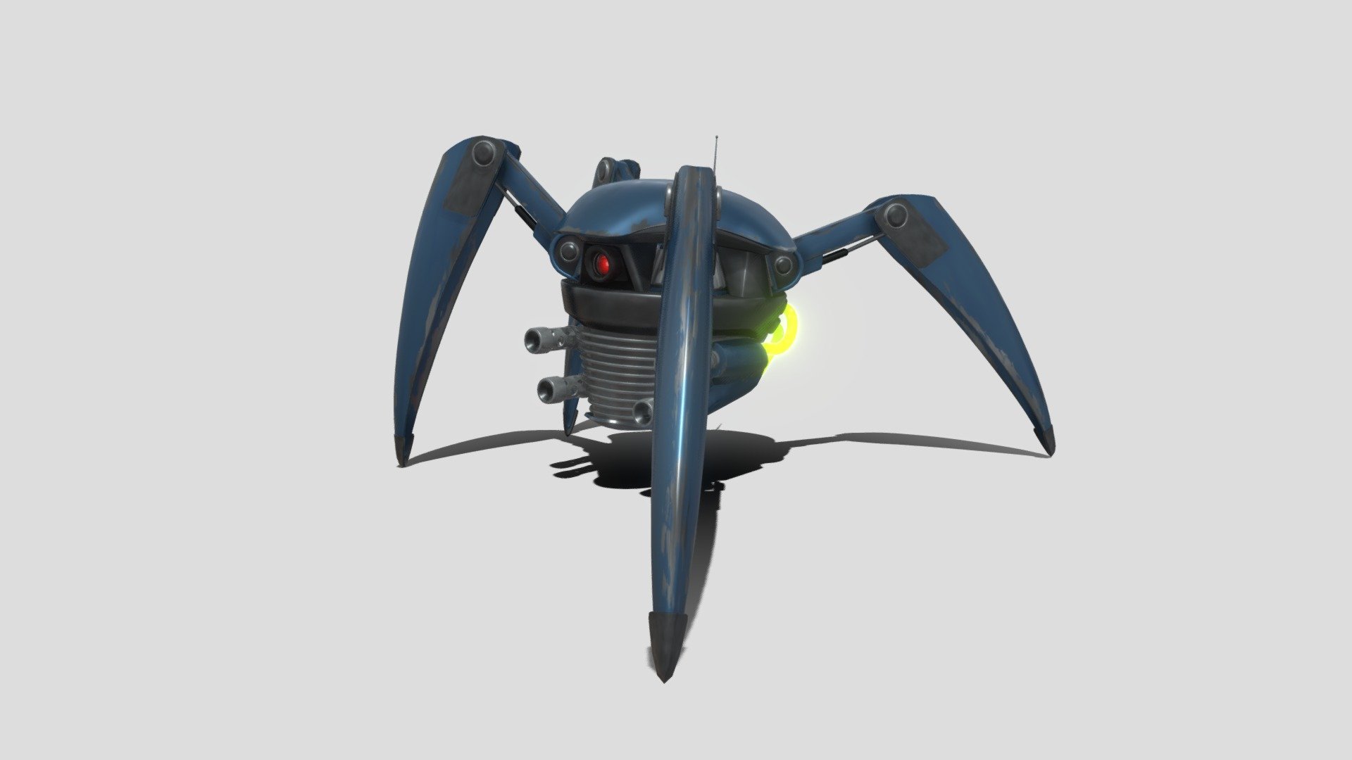 Mechanical Spider Robot - Download Free 3D model by Serg_Stark ...