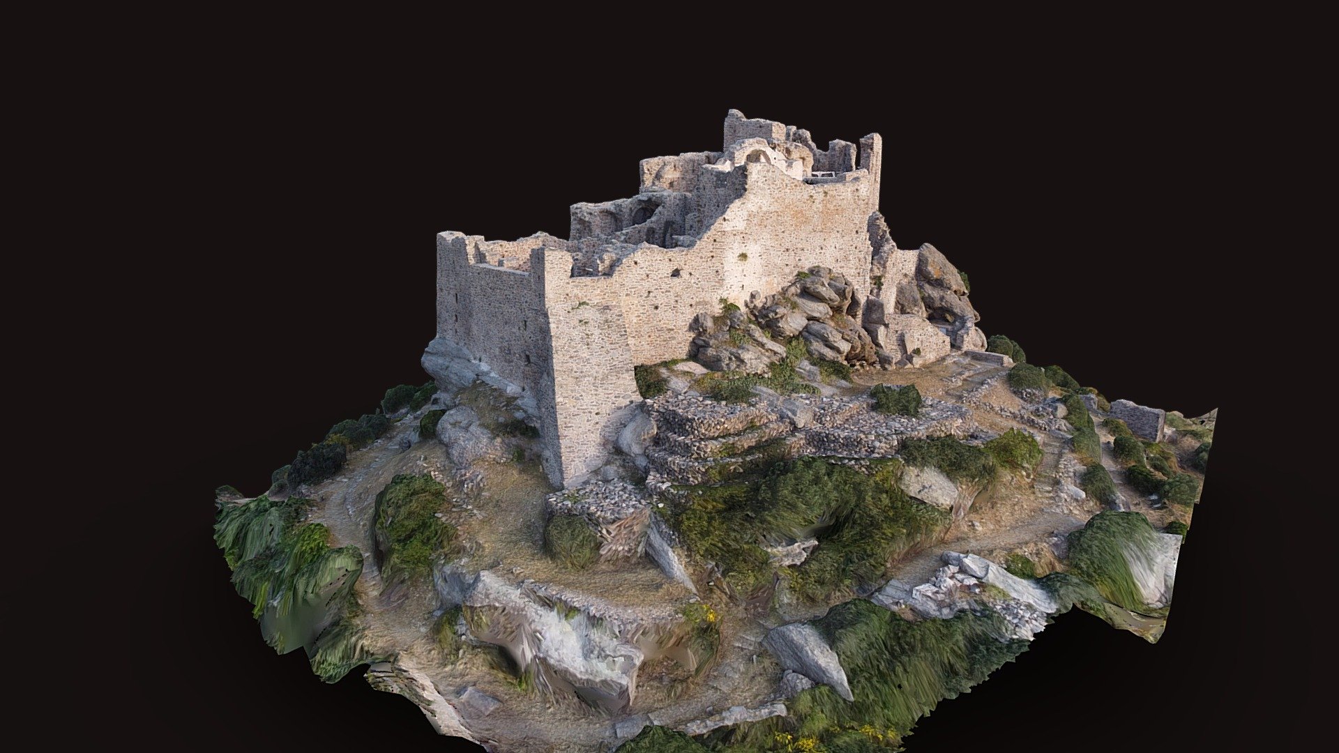 Castle of Vatika/ Agia Paraskevi - 3D model by Constantina Y (@ckis ...