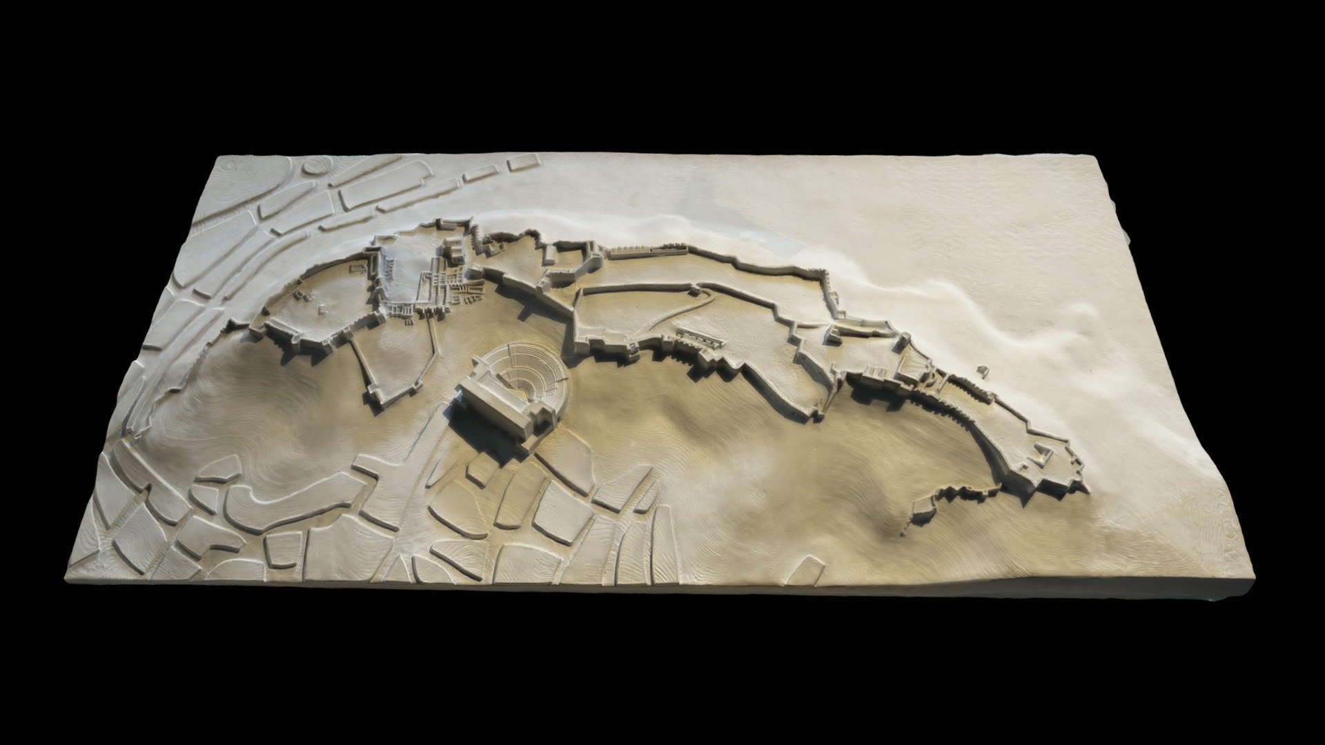 Maqueta Castillo de Sagunto en la actualidad - 3D model by Sonia Corvus ...