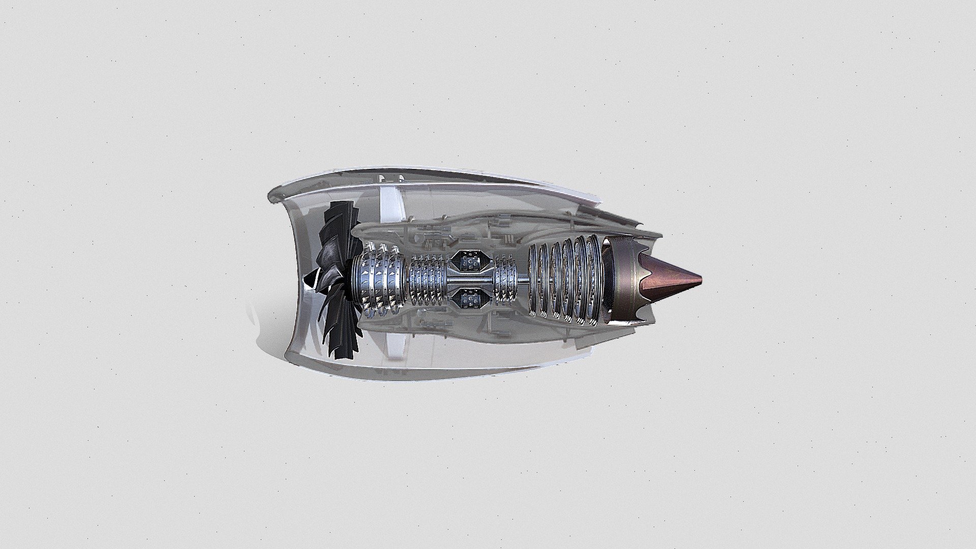 CFM56-5B Engine A319 NEO 98–120 kN - Download Free 3D model by ...