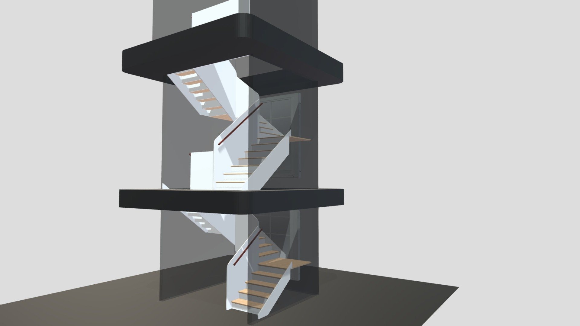 Panel stringers - 3D model by 3D Software for Stair Design and ...