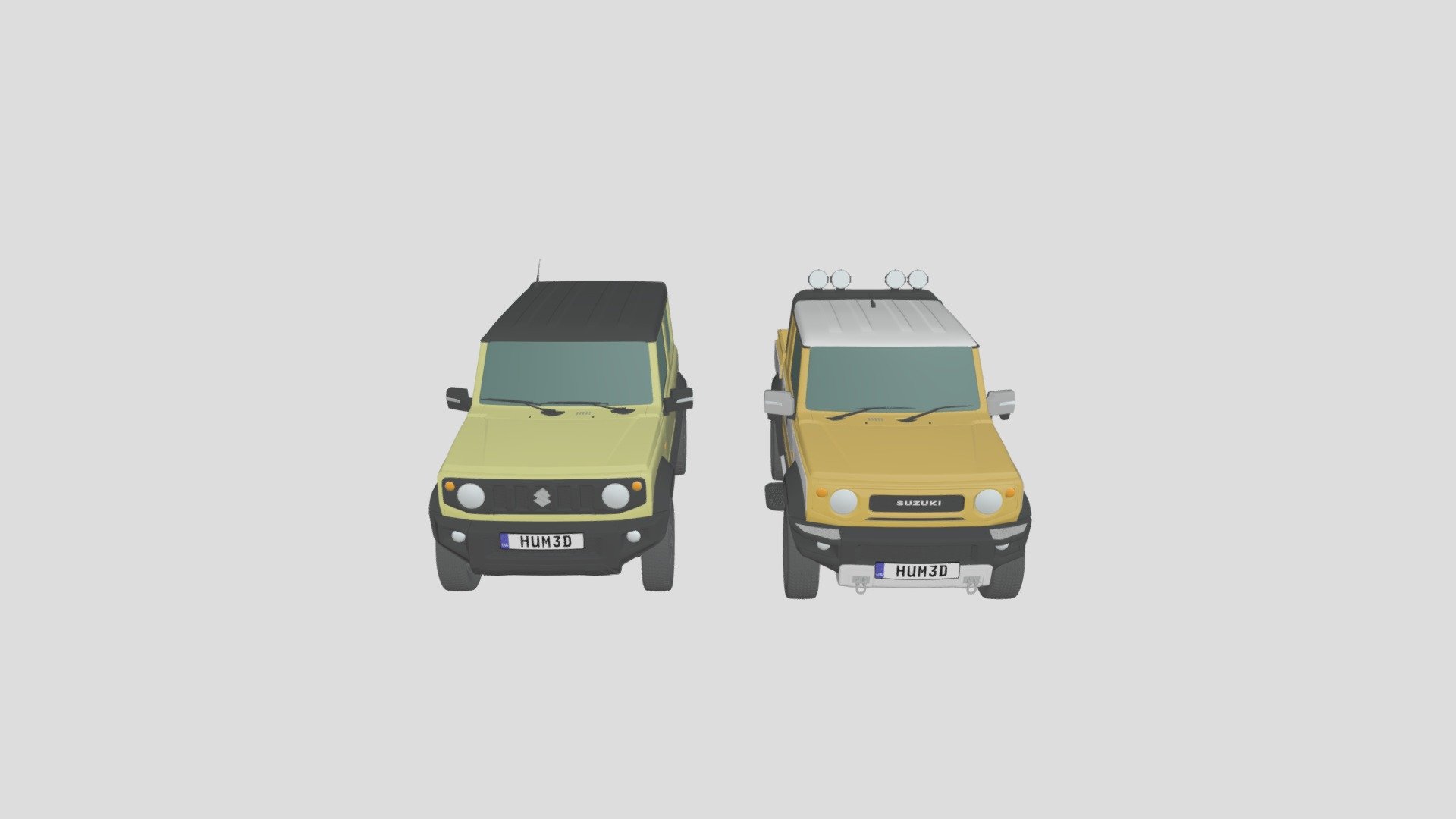 Suzuki Jimny Pickup And SUV - Download Free 3D model by Nieve5677 ...