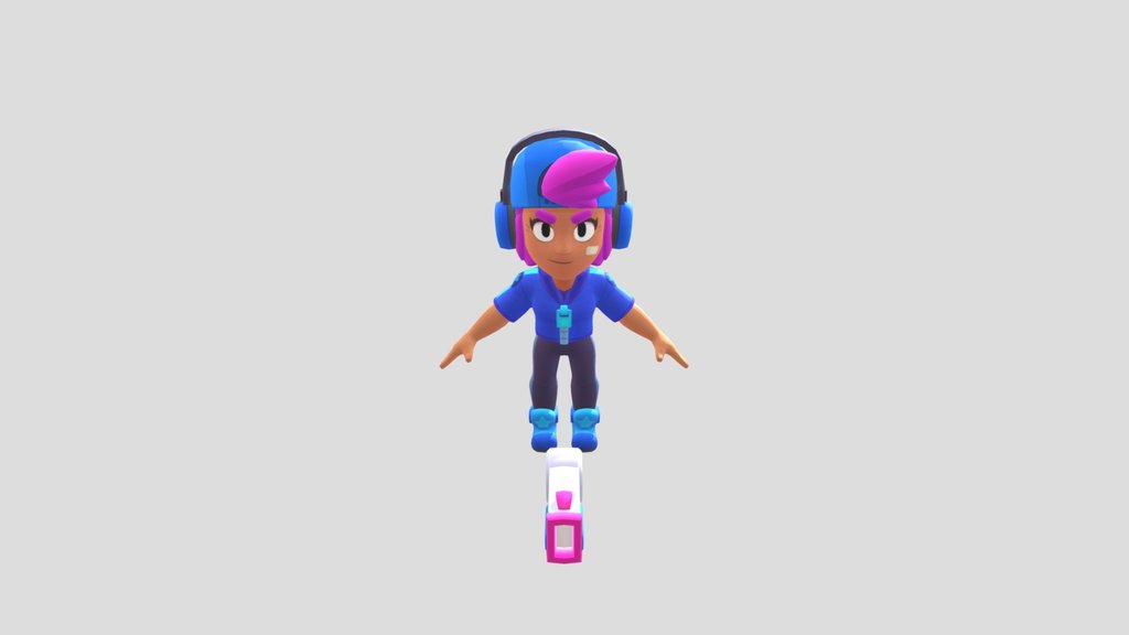Brawl Stars Girls - A 3D model collection by AnubisCozy - Sketchfab