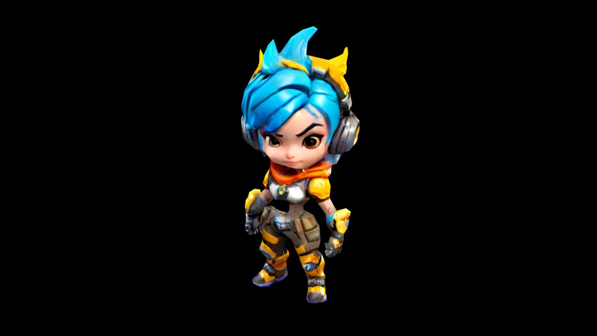 "Cosmo the Hair Toy Hero An Animated Action Figu - Download Free 3D ...