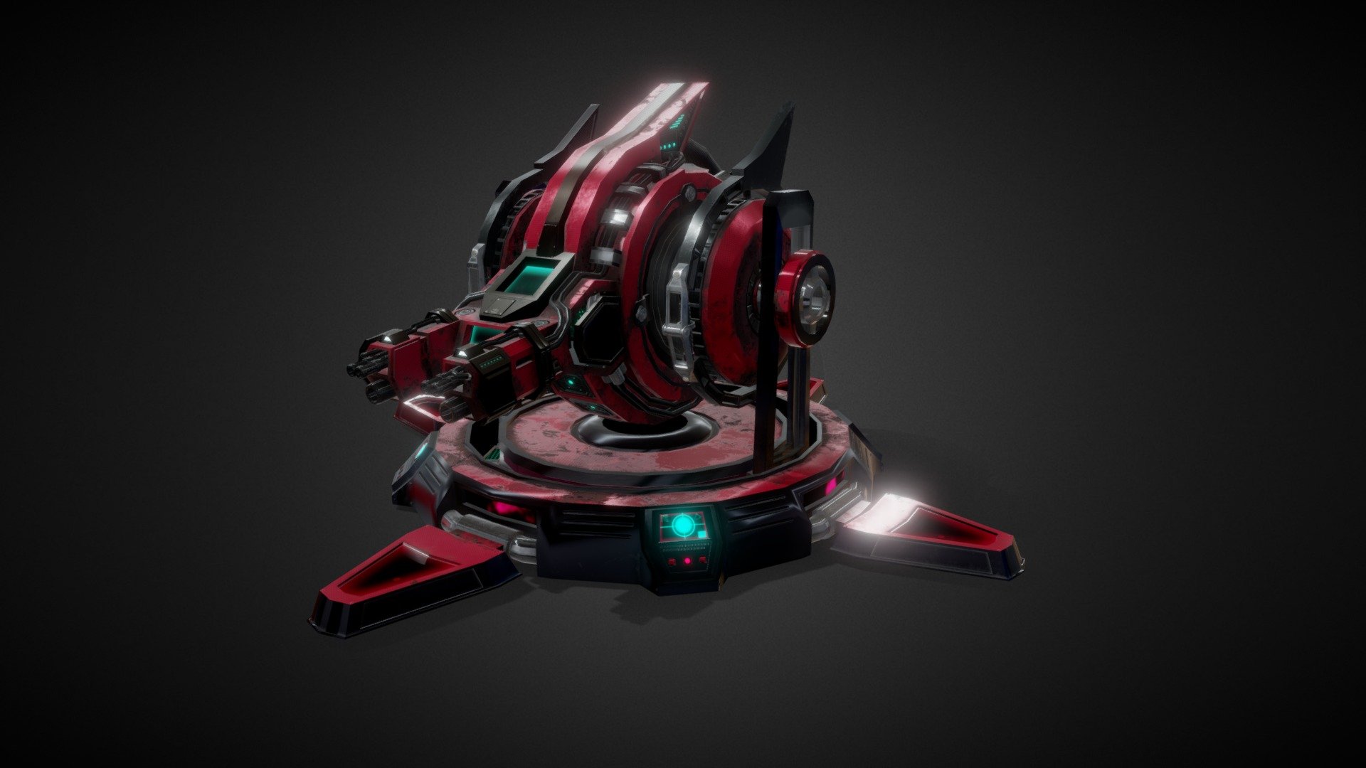 plasma_turret - Buy Royalty Free 3D model by alejo066 [1c5ecf4 ...