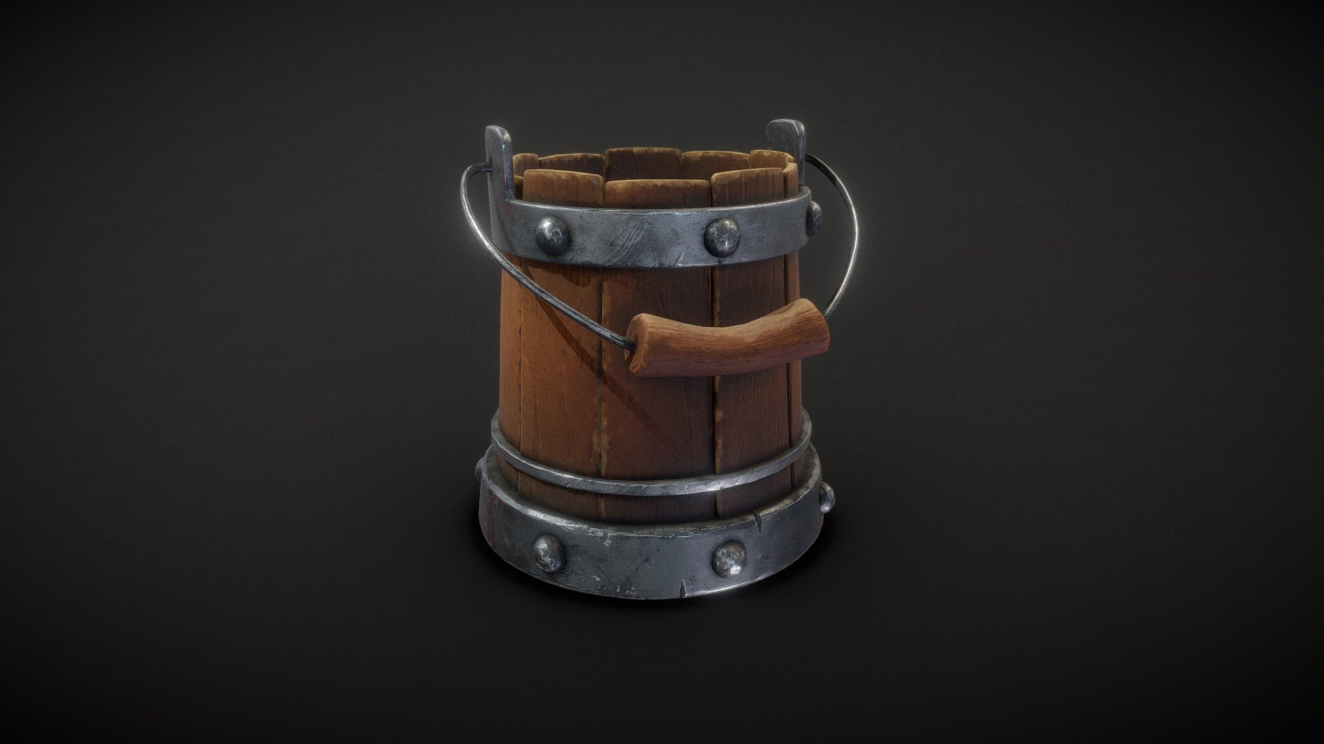 Wooden Bucket - Download Free 3D model by Bajeel [1c60f8d] - Sketchfab