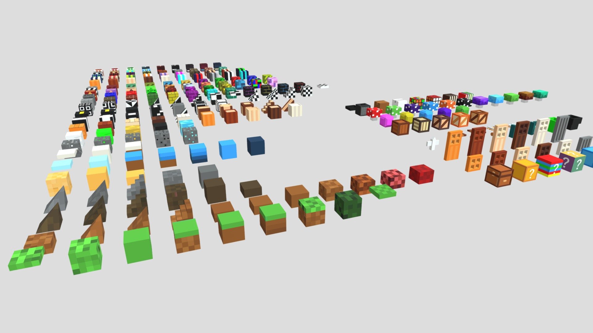 Modular Cubes Lowpoly Pack - Buy Royalty Free 3D model by Pandazole ...