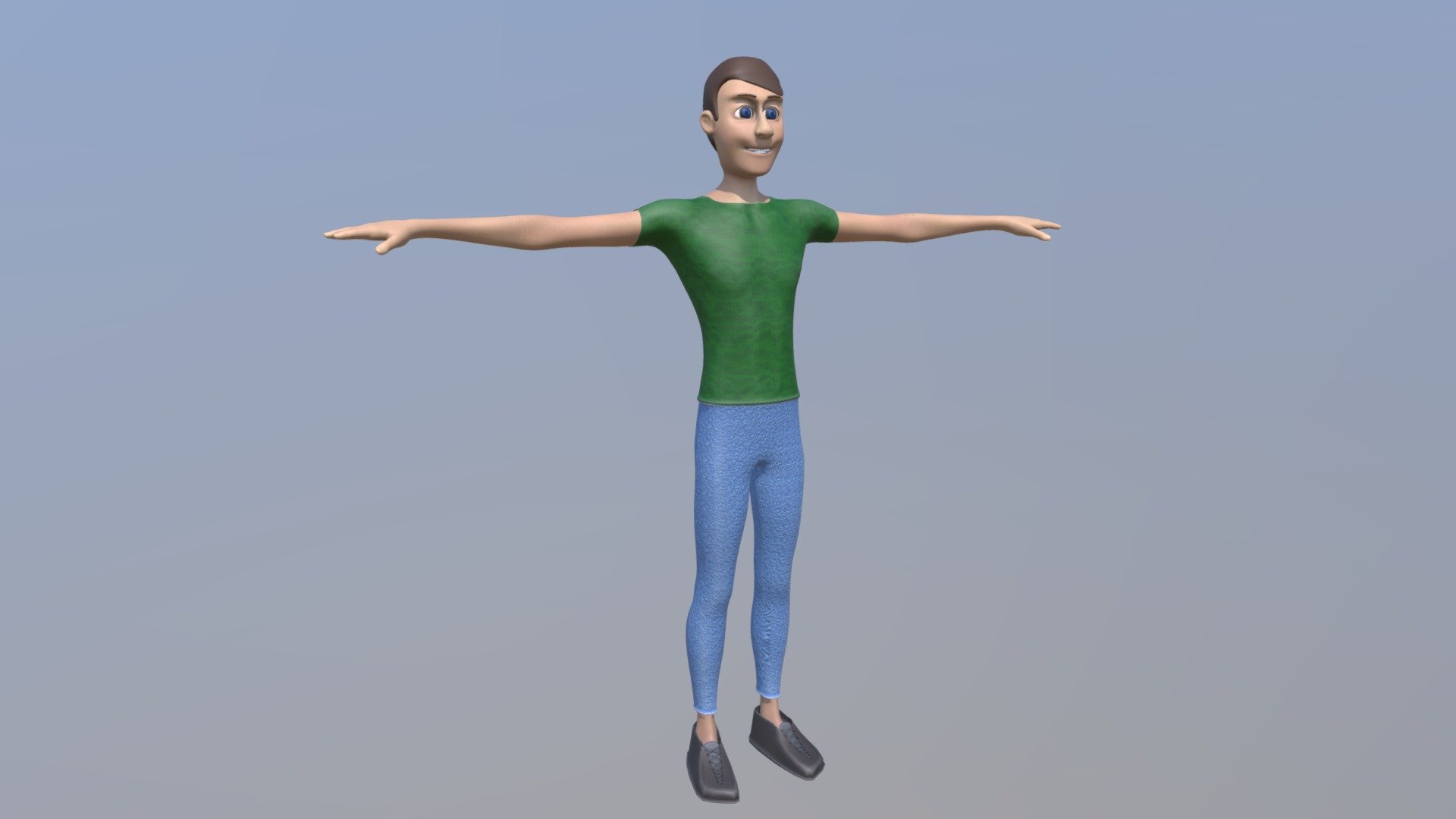 Cartoon Man - 3D model by Even Haaland (@EvenHaaland) [1c61f66] - Sketchfab